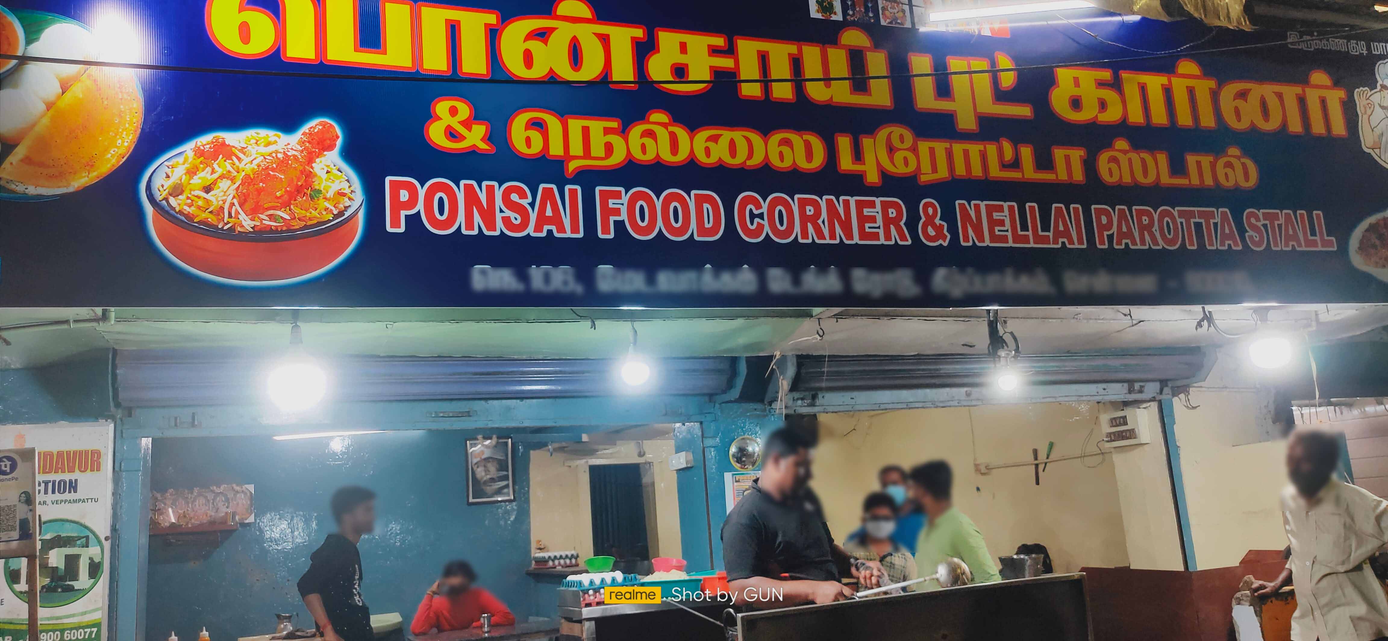 Ponsai Food Corner & Nellai Parotta Stall, Kilpauk, Chennai | Zomato