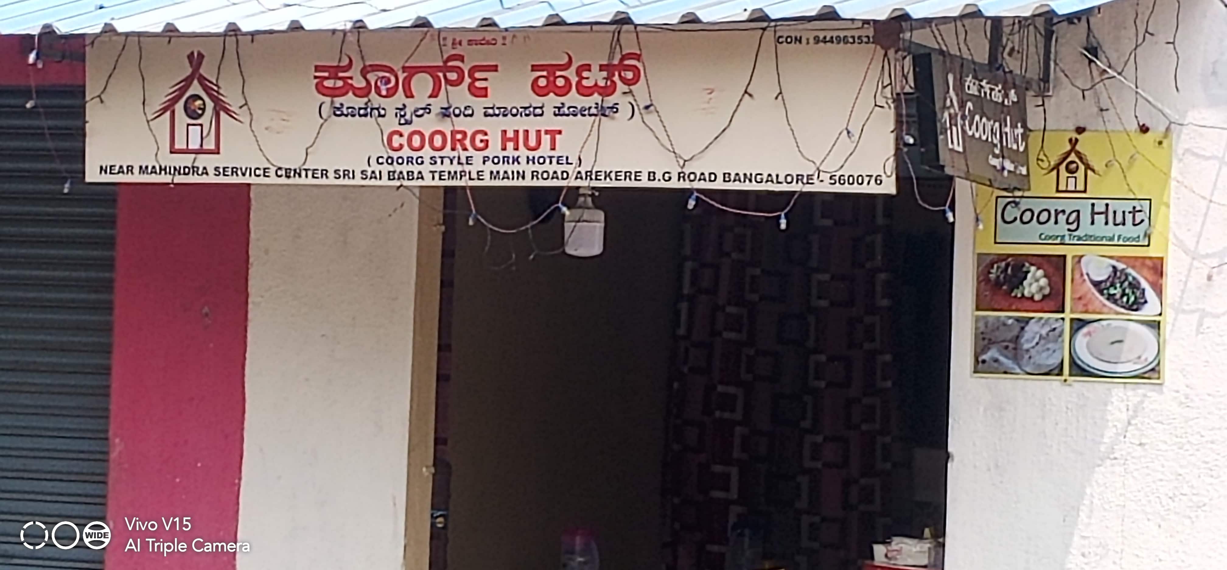 Coorg Hut Restaurant, Bannerghatta Road, Bangalore | Zomato