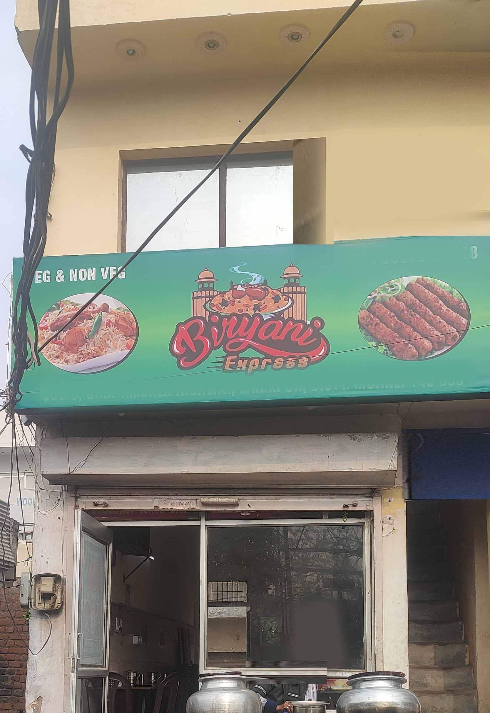 Menu of Biryani Express, Ambala Road, Zirakpur