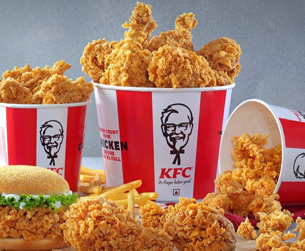 Menu of KFC, Aquem, Goa