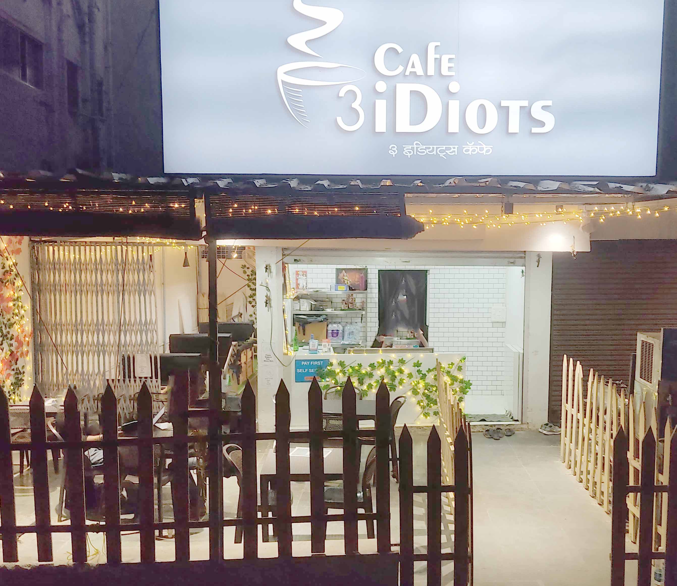 Menu of Cafe 3 Idiots, Narhe, Pune