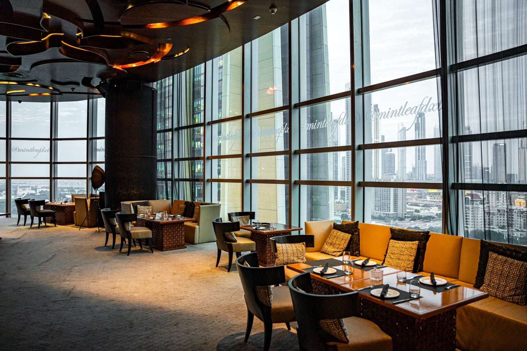 Menu of Mint Leaf of London, DIFC, Dubai