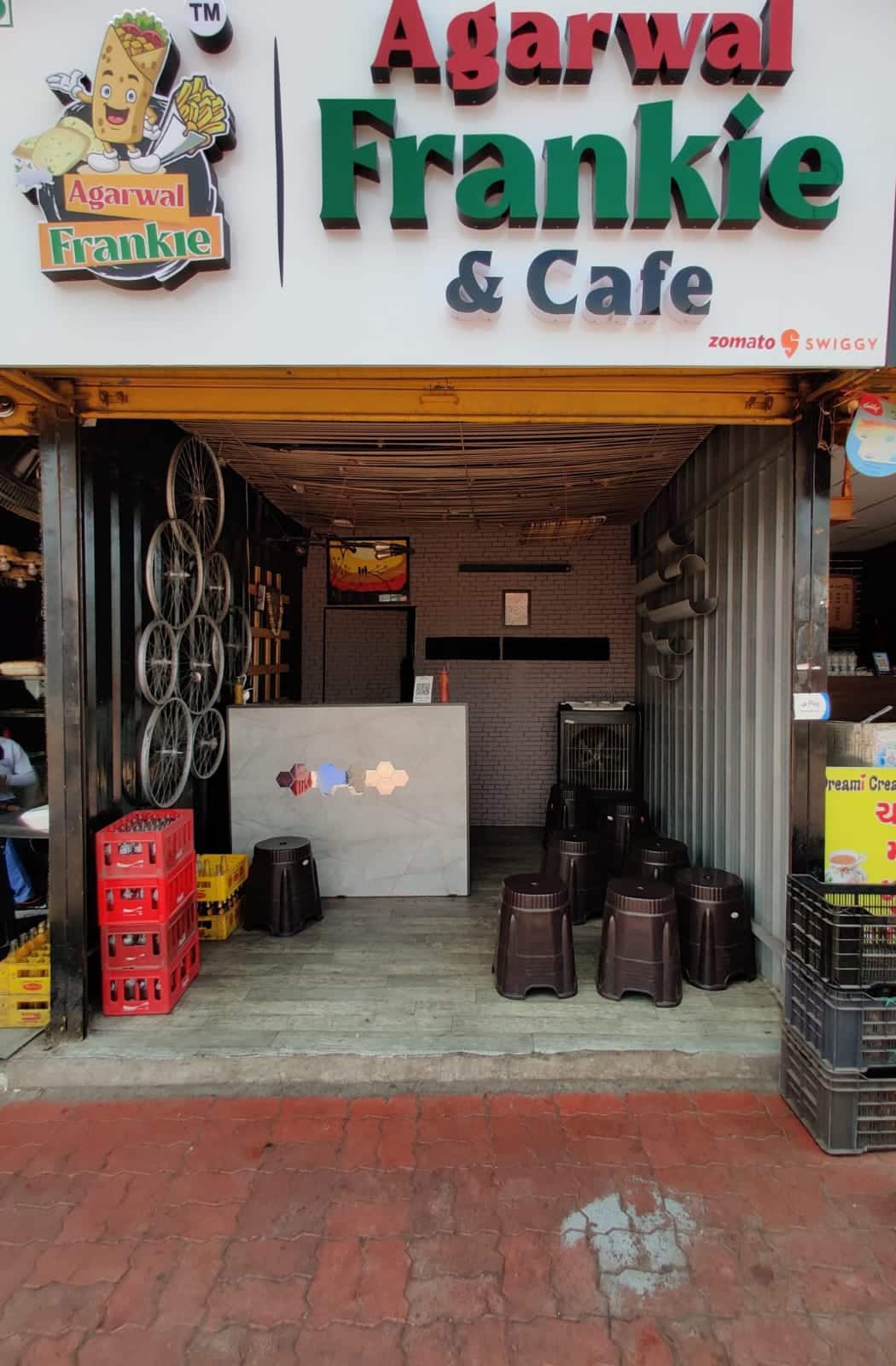 Menu of Agarwal Frankie And Cafe, Utran, Surat