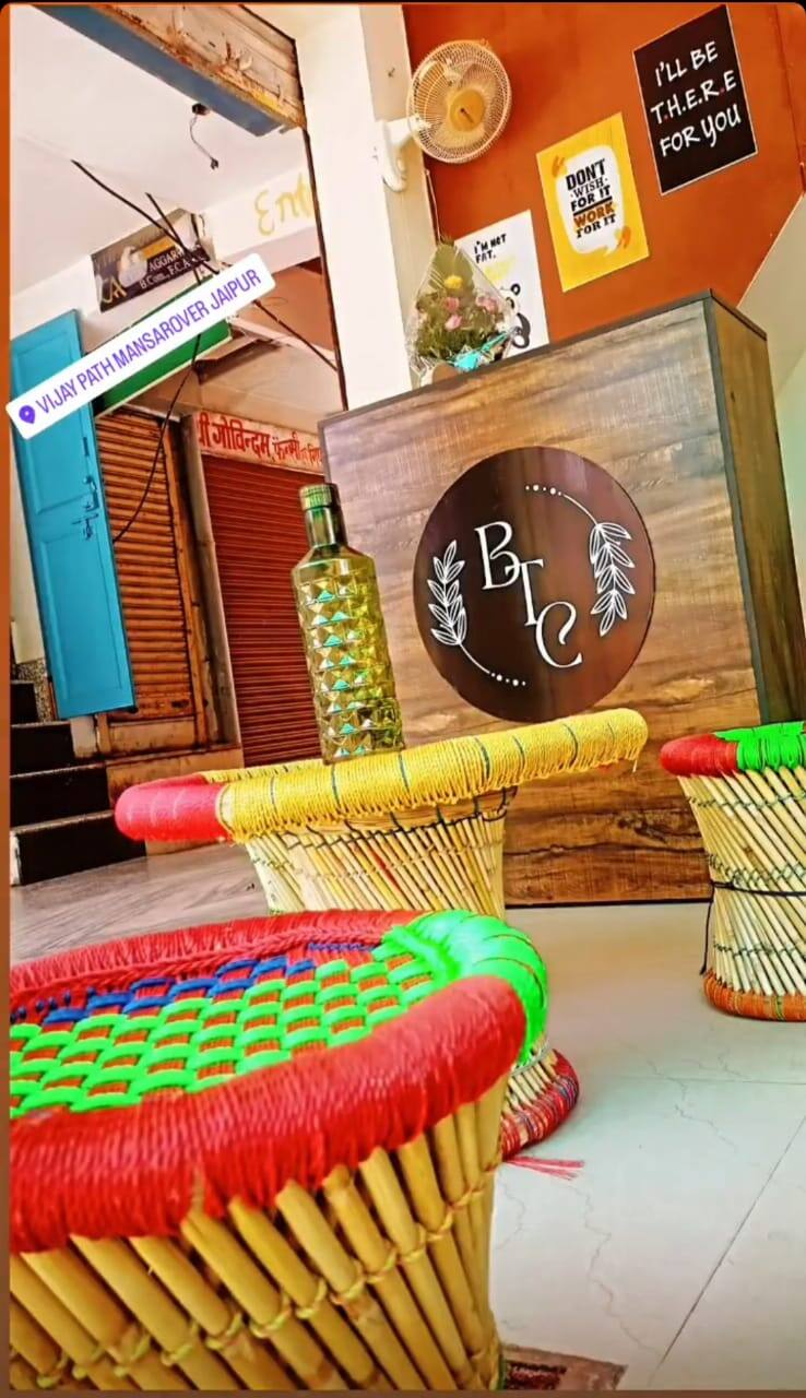 Menu of BTC, Mansarovar, Jaipur