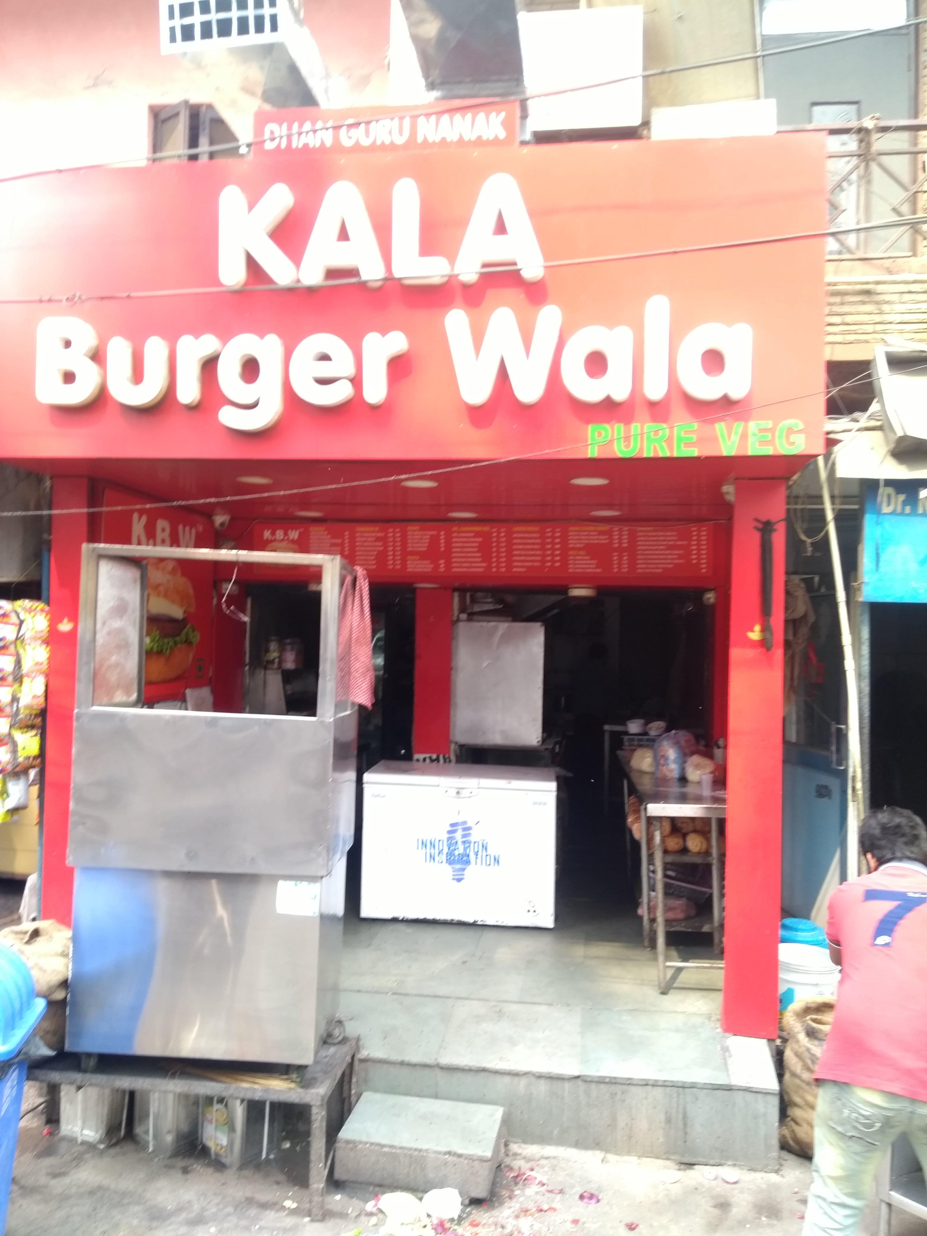 Menu of Kala Burger Wala, Subhash Nagar, New Delhi