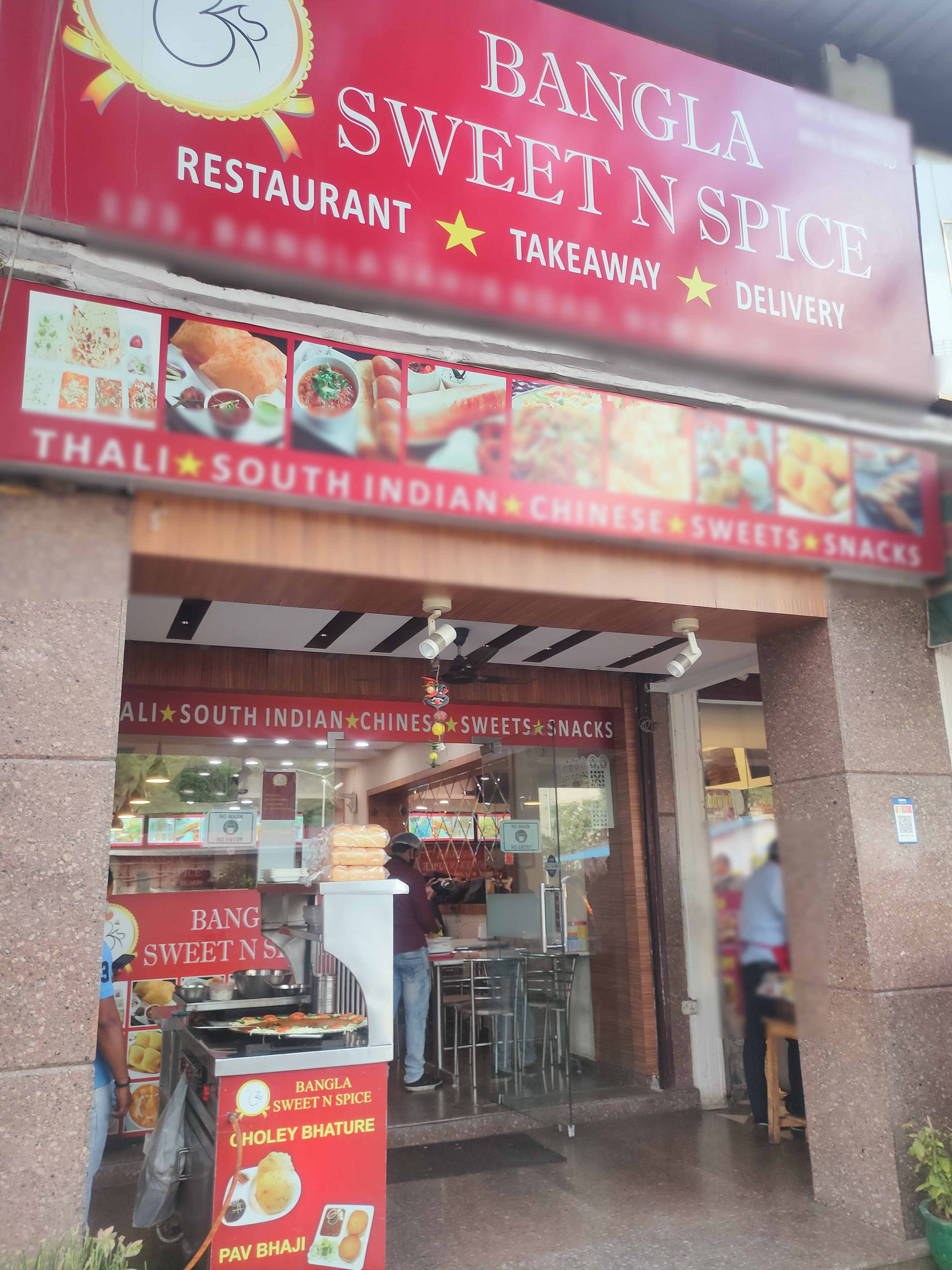 Menu of Bangla Sweet N Spice, Gole Market, New Delhi