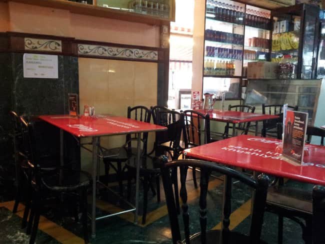 Menu of Cafe Gulshan, Matunga East, Mumbai