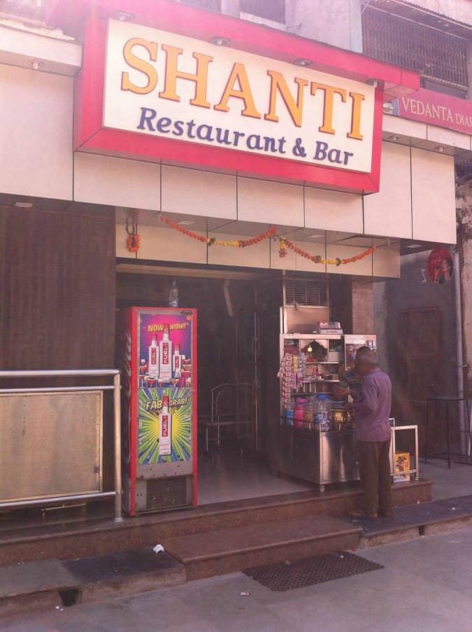 Shanti Restaurant & Bar Menu - Zomato