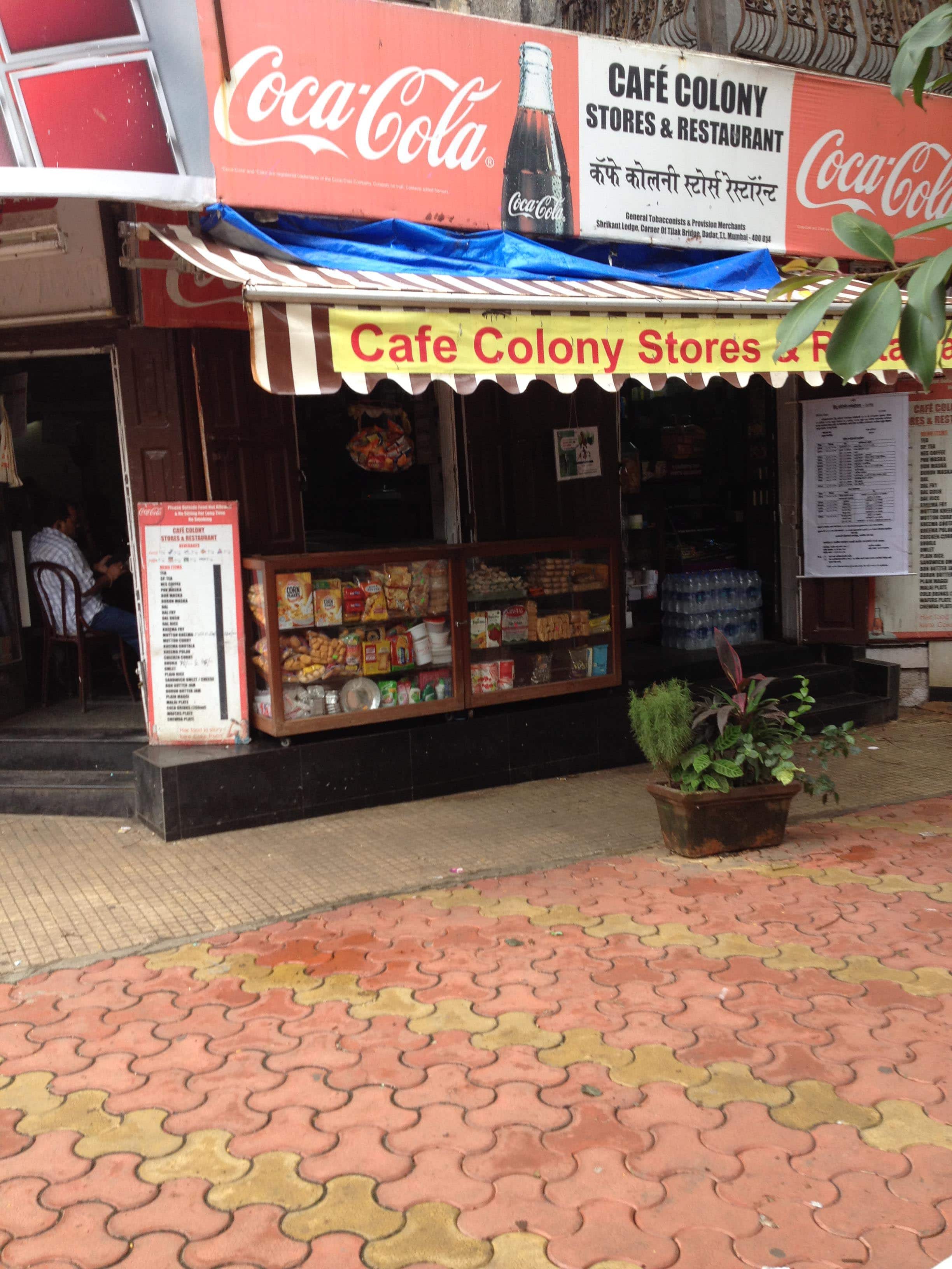 Menu of Cafe Colony, Dadar East, Mumbai