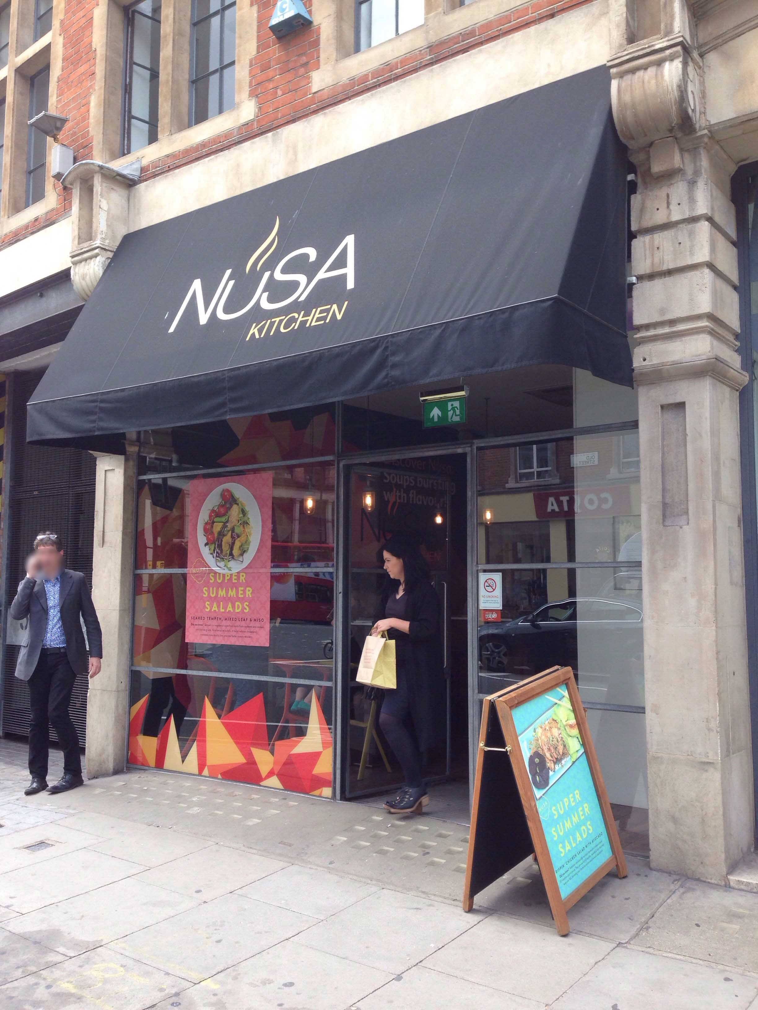 Menu of NUSA Kitchen, Old Street, Finsbury,, London