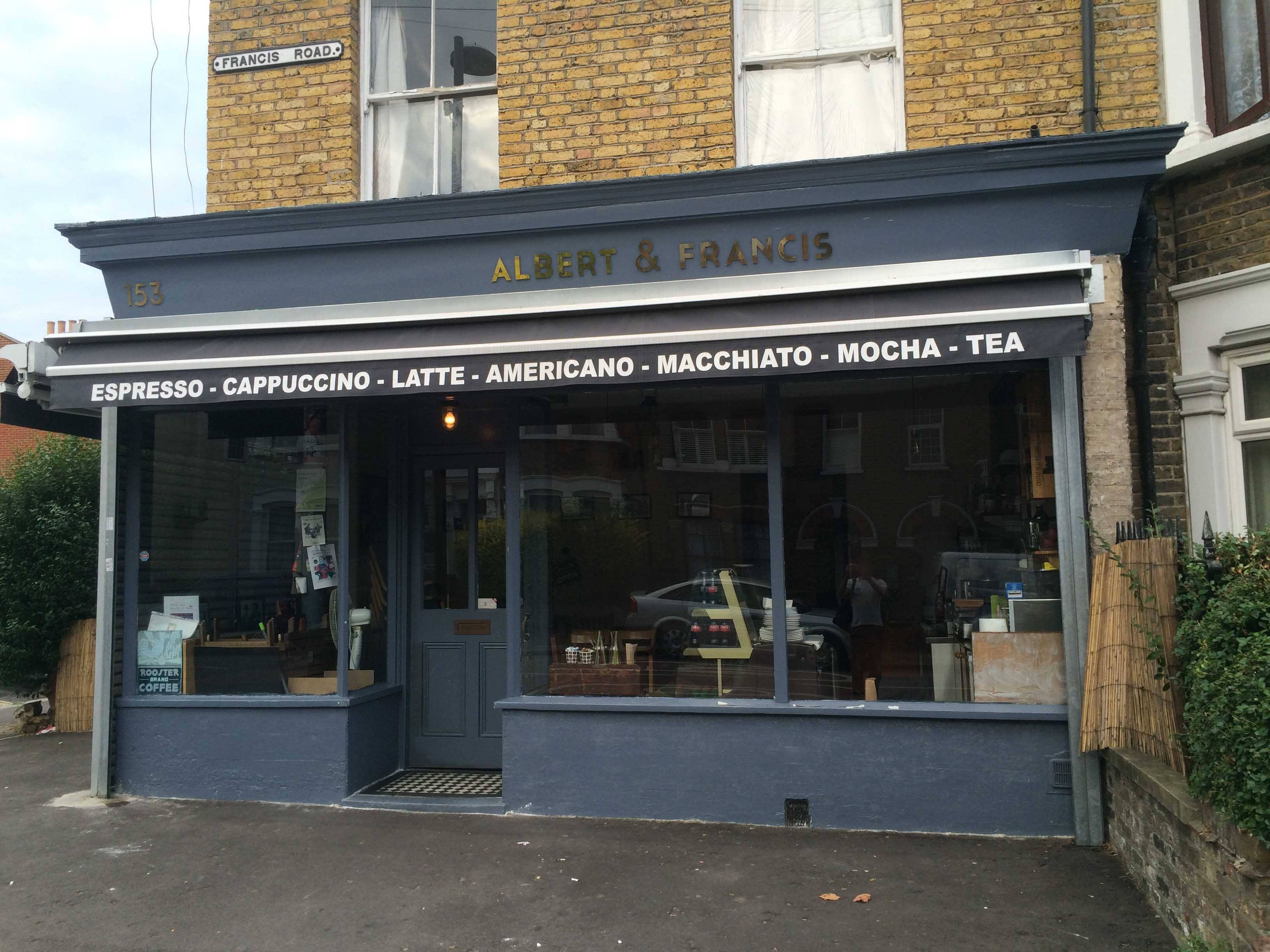 Menu of Albert & Francis, Leyton, London