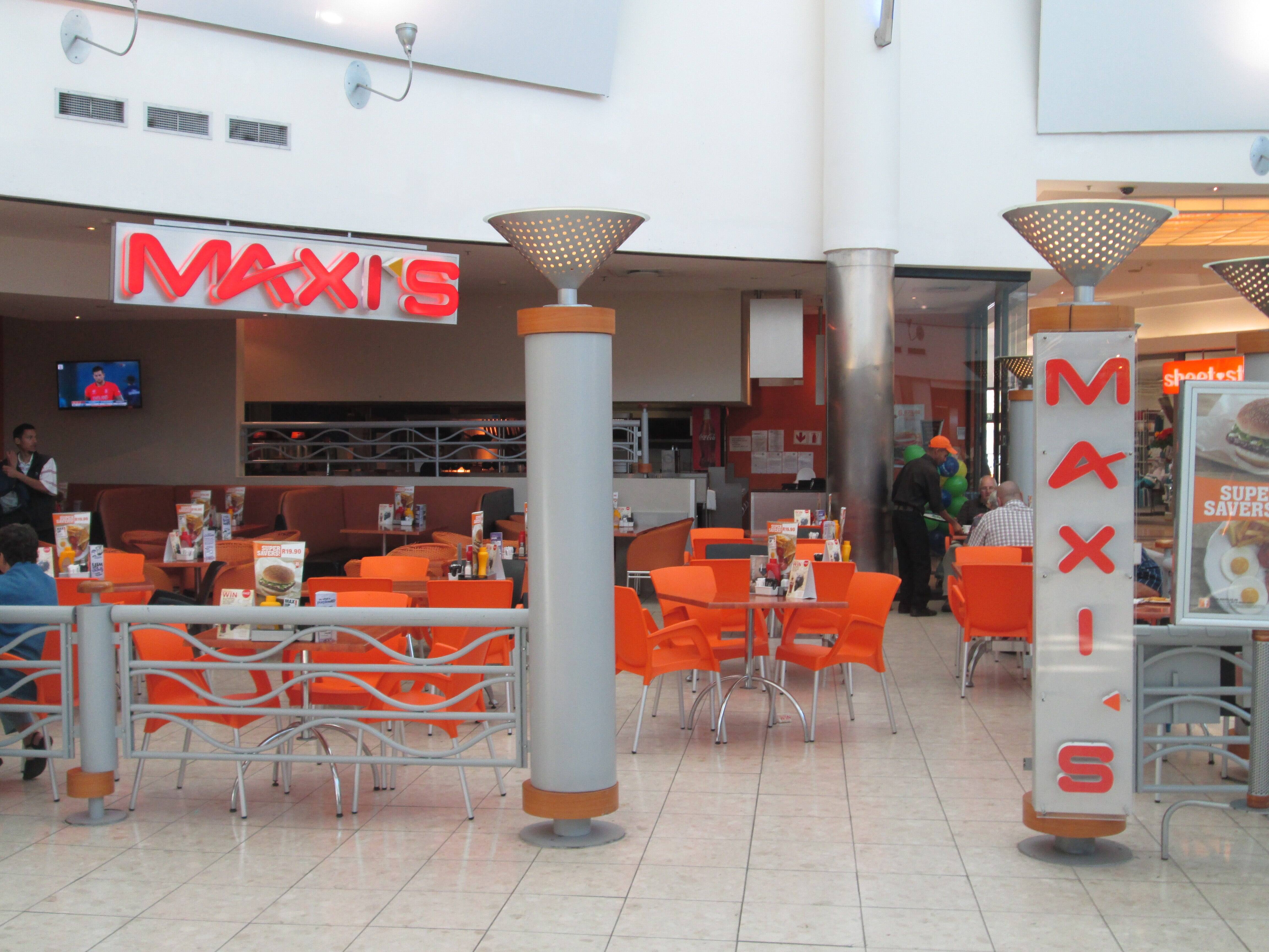 Menu of Maxis, Brackenfell, Cape Town