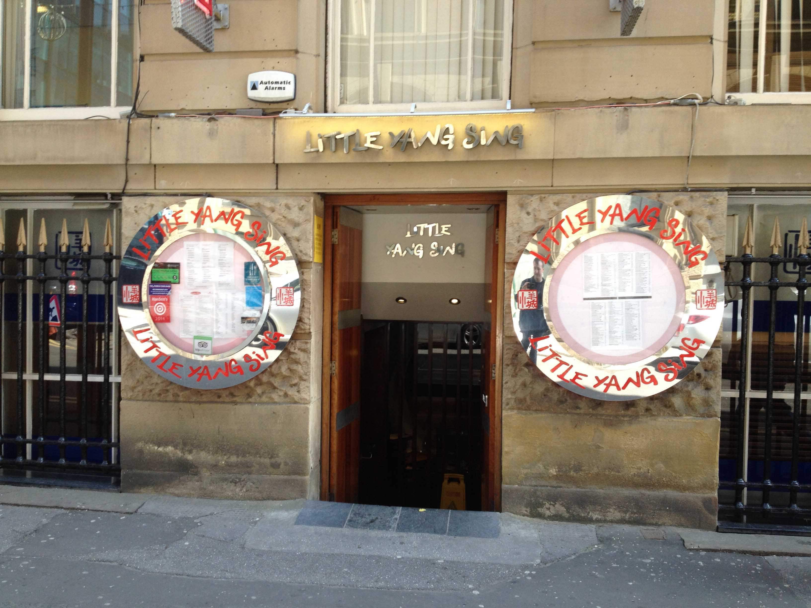 Menu of Little Yang Sing, George Street, Chinatown, Manchester