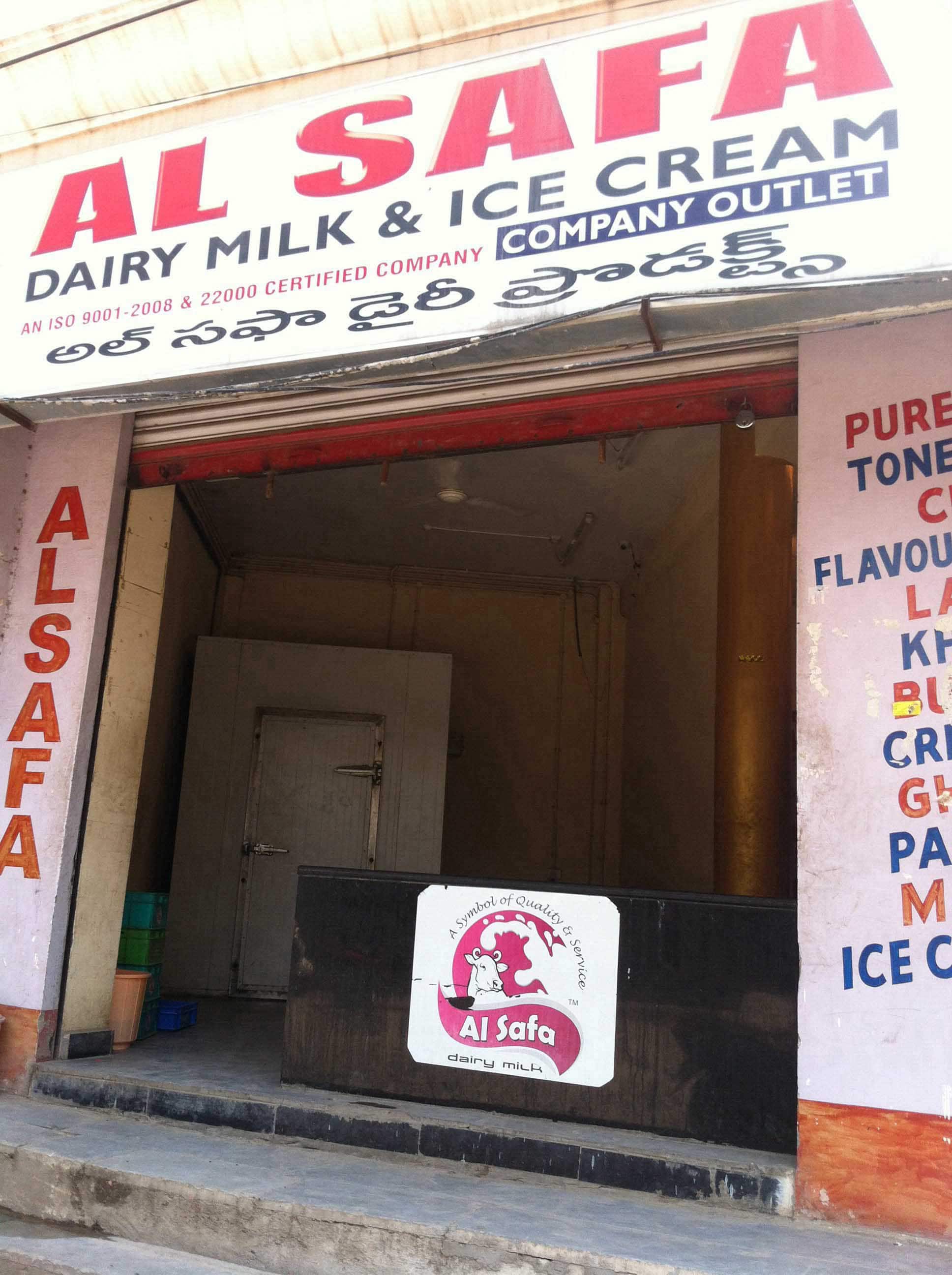 Menu of Al Safa Ice Cream Parlour, Falaknuma, Hyderabad
