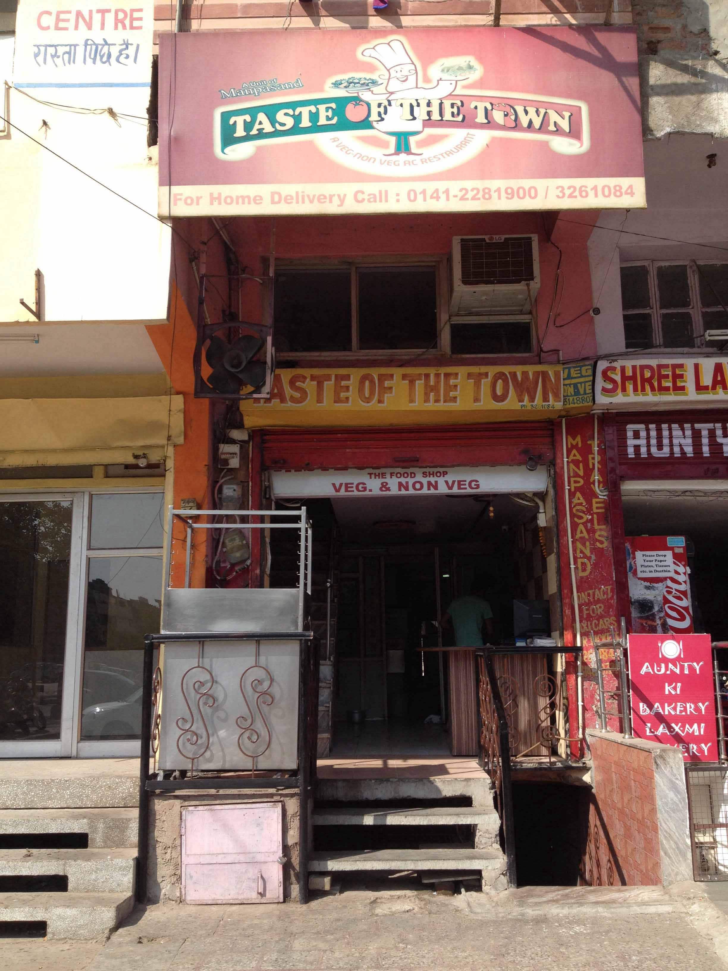 Menu of Taste Of The Town, Sitapur, Jaipur