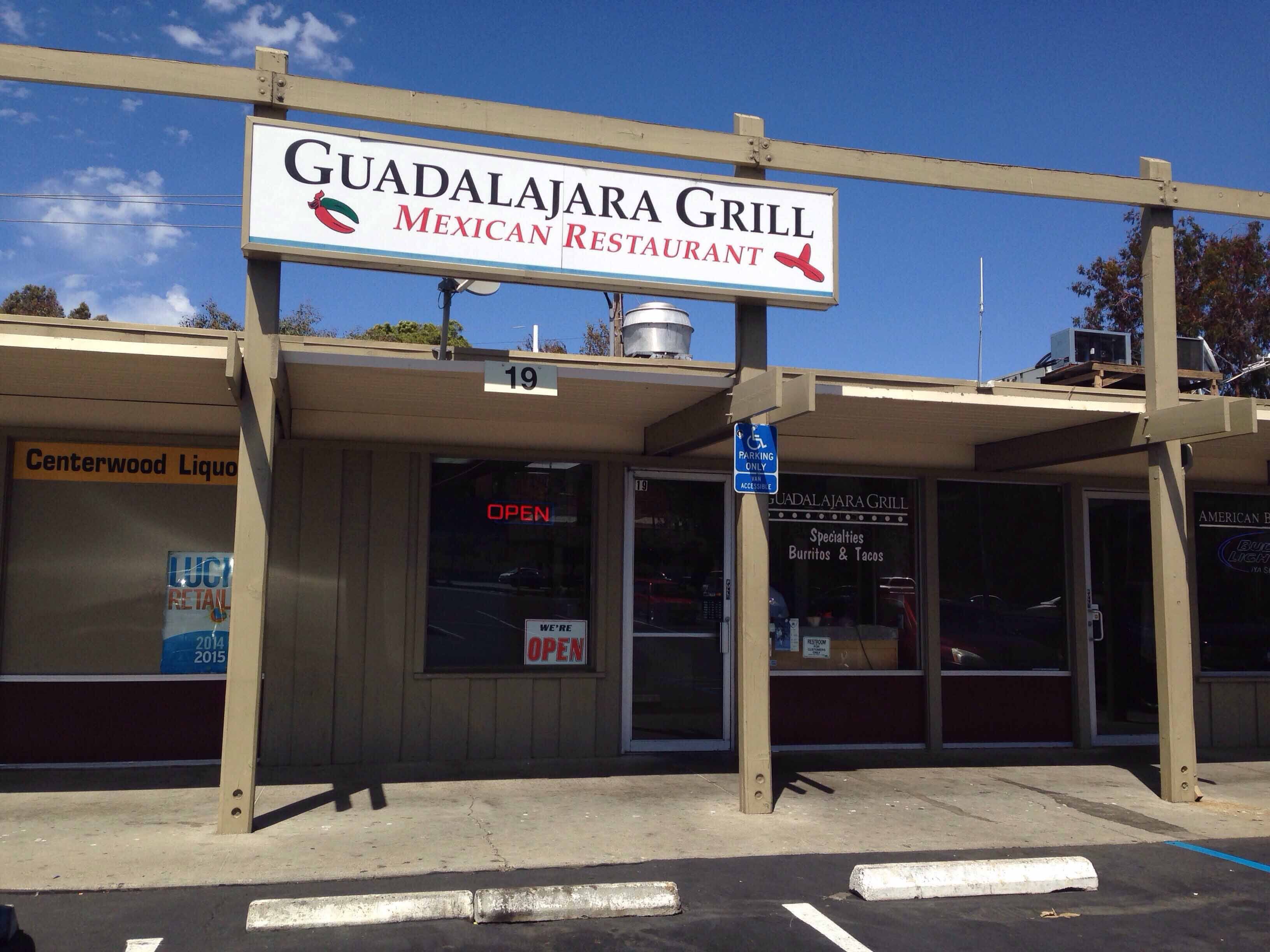 Menu of Guadalajara Grill, San Mateo, San Mateo