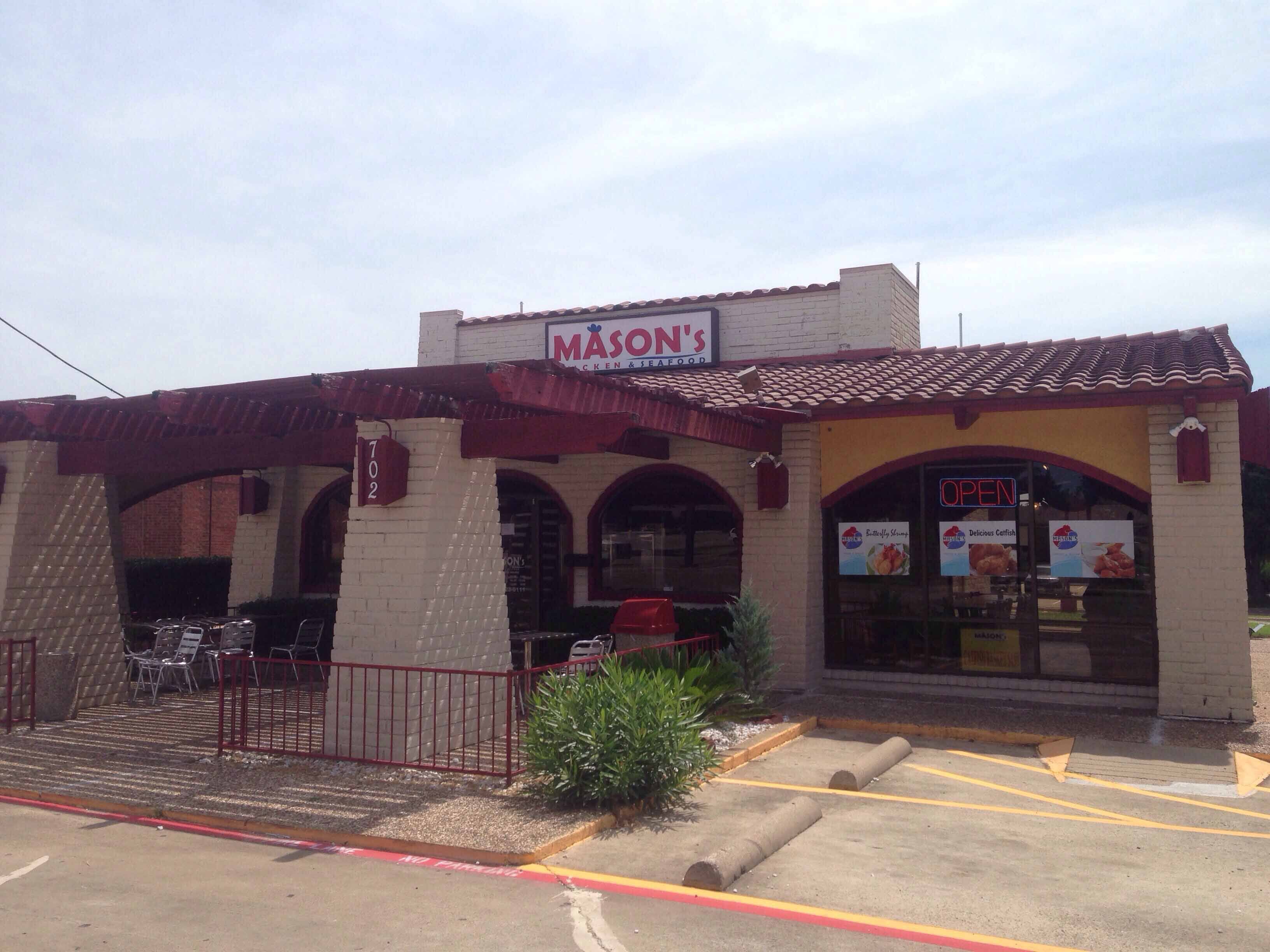 Mason's Chicken n Seafood Grill Menu