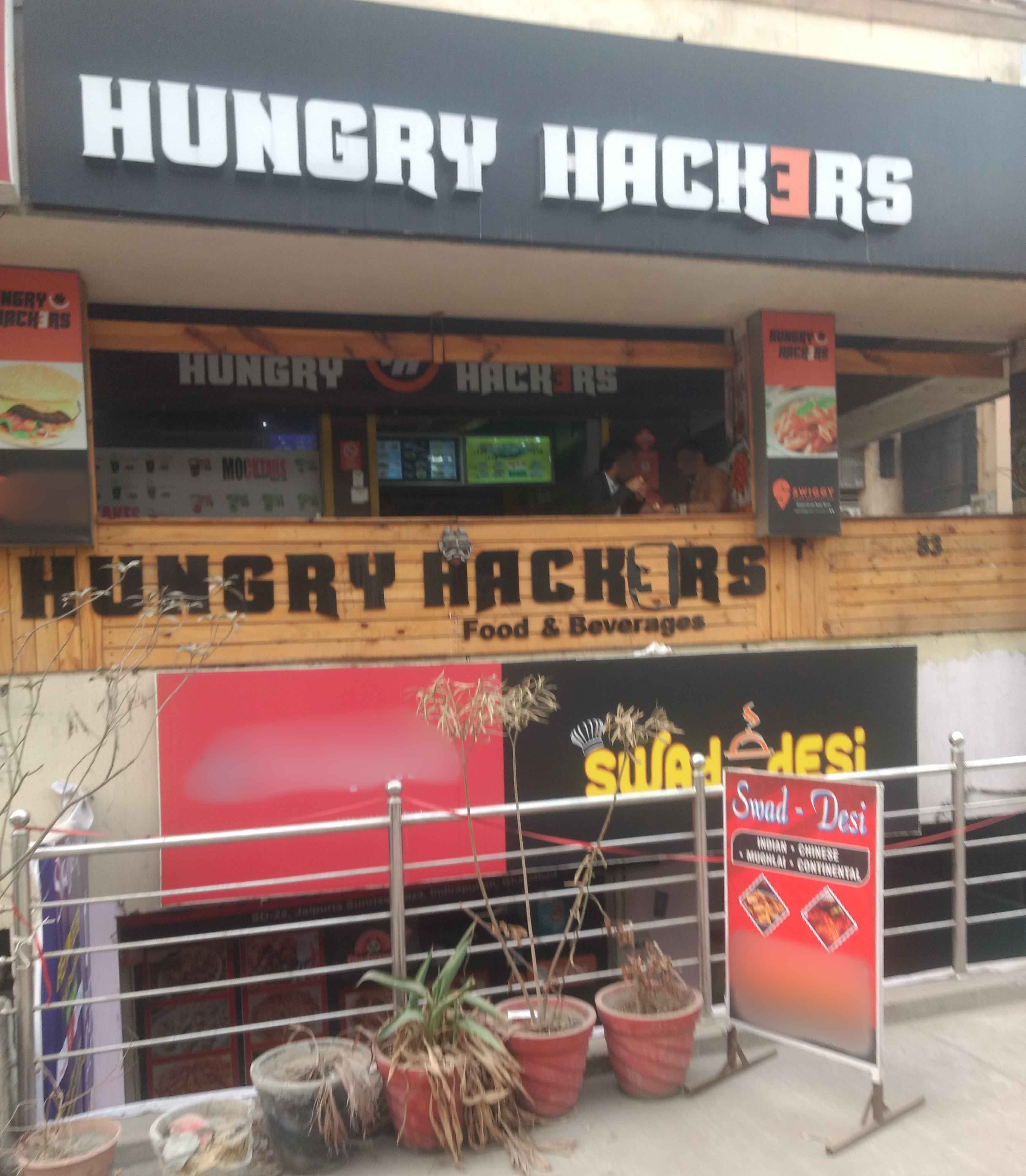 Menu of Hungry Hackers, Indirapuram, Ghaziabad