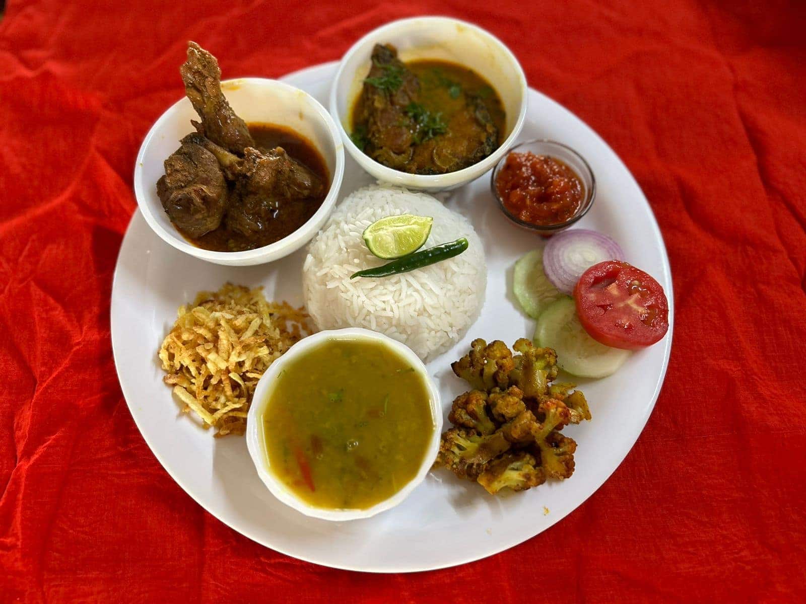 Menu of Petuk Hori, Sinthi, Kolkata