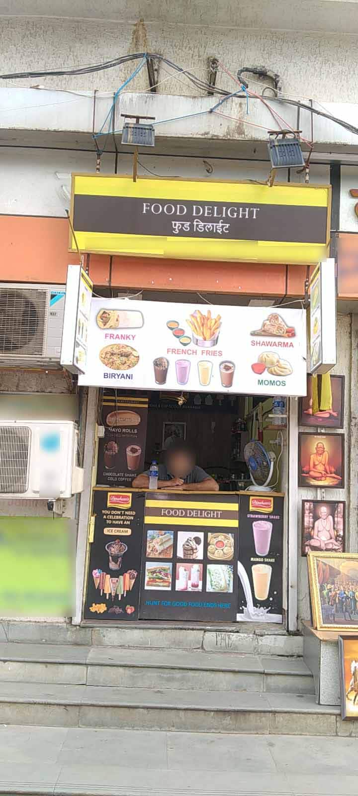 Menu of Food Delight, Dadar West, Mumbai