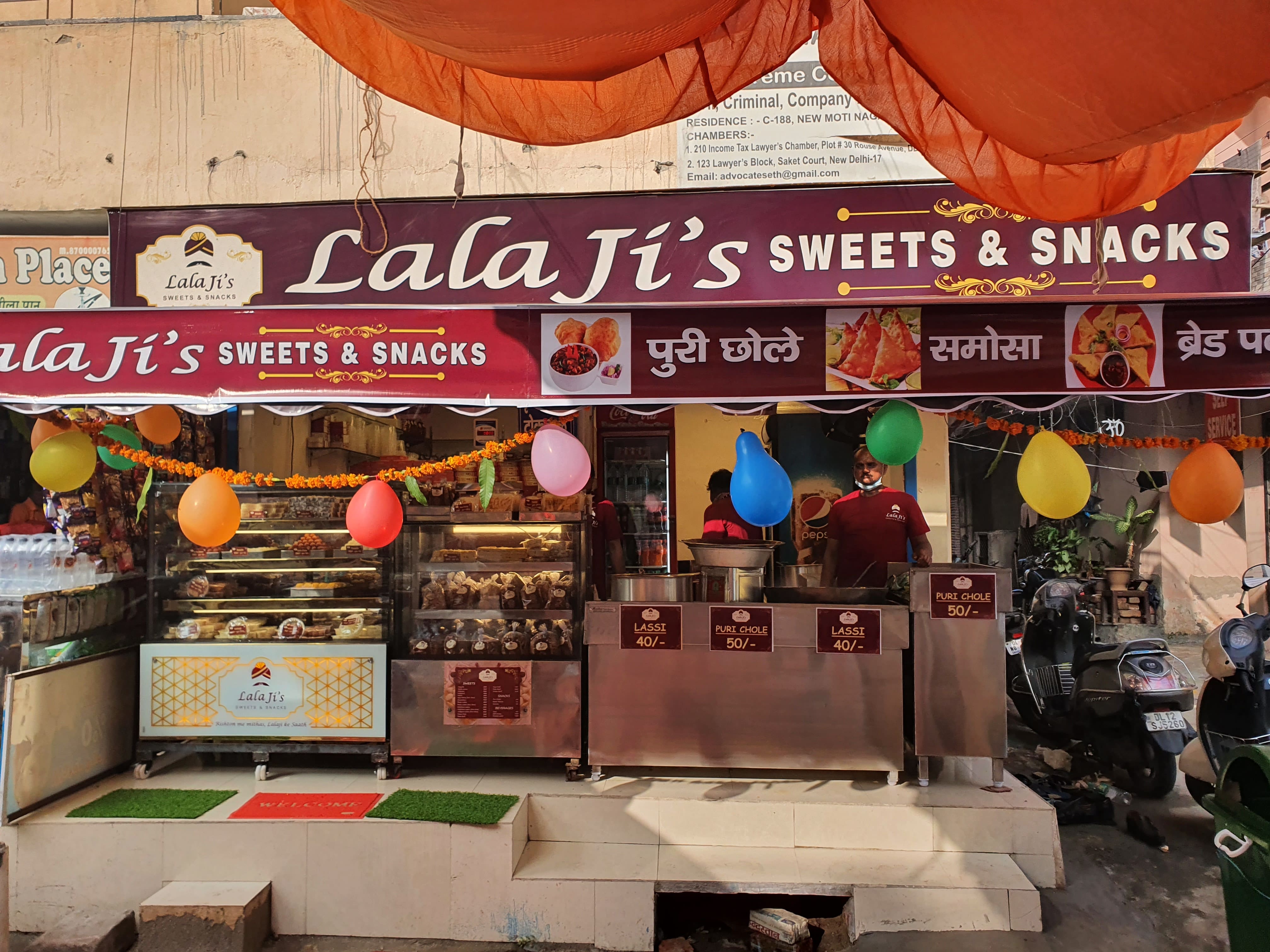 Lala Ji's Sweets & Snacks, Moti Nagar, New Delhi | Zomato