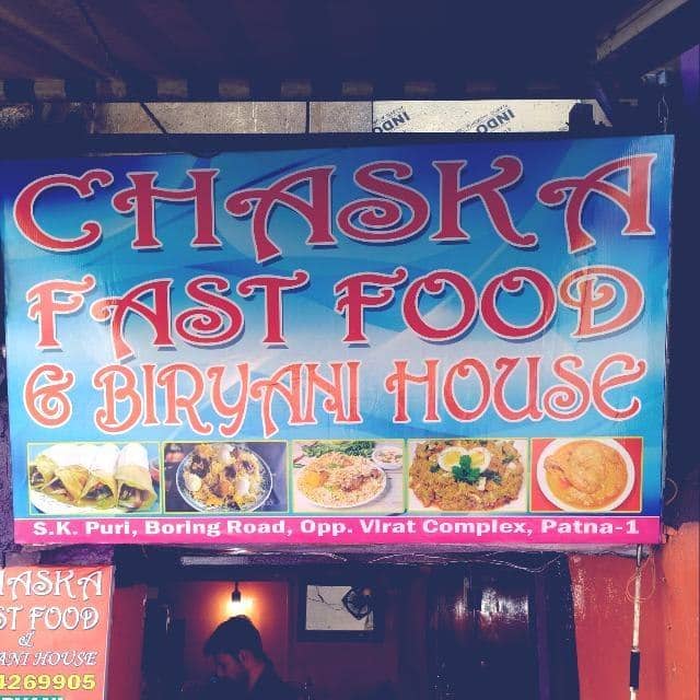 Chaska Fast Food & Biryani House, Sri Krishnapuri, Patna | Zomato