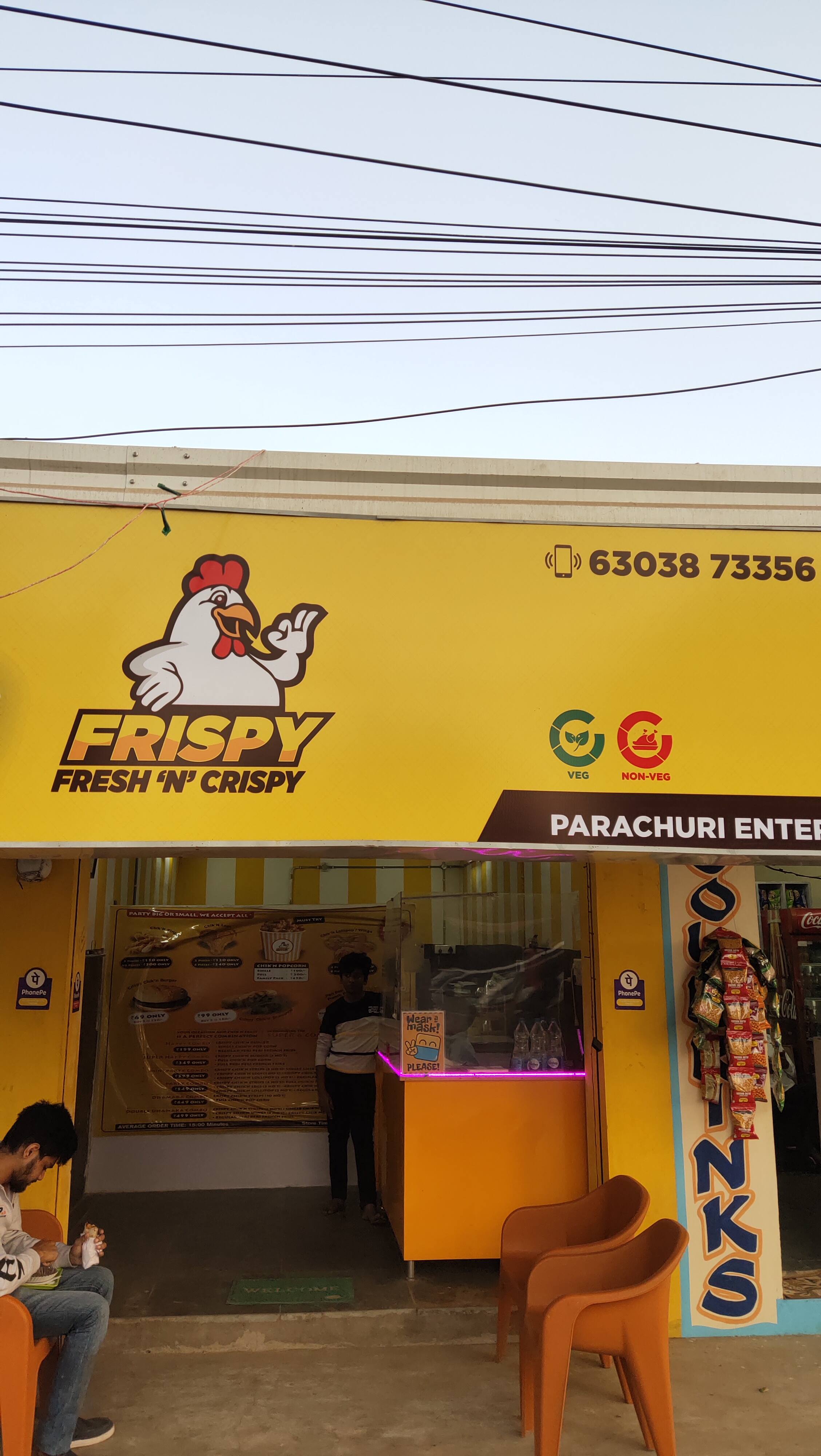 Menu of Frispy, ECIL, Secunderabad