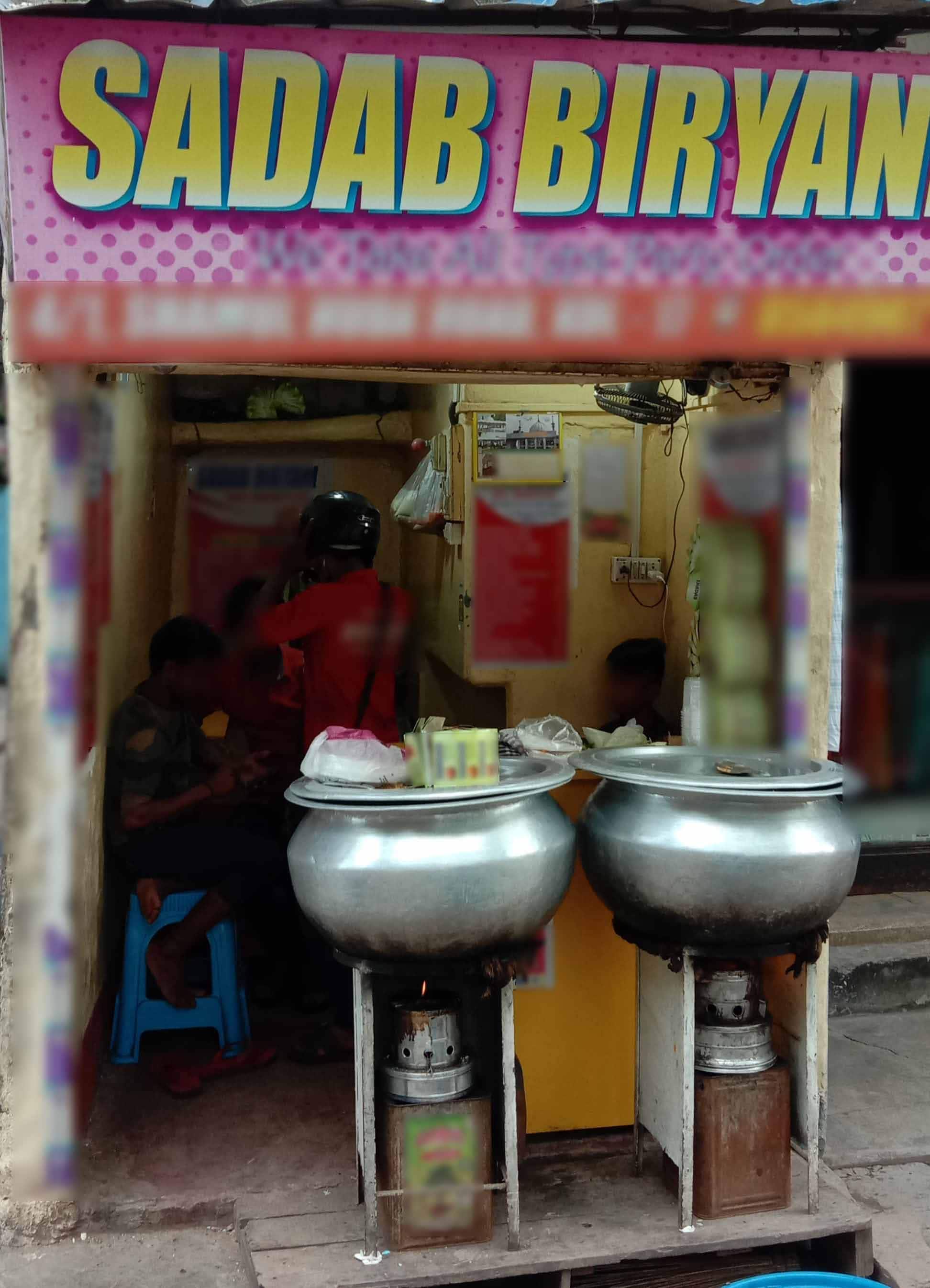 Menu of Sadab Biryani, Park Circus Area, Kolkata