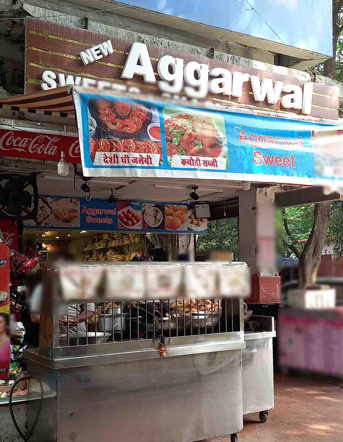 Menu of New Aggarwal Sweets, R K Puram, New Delhi