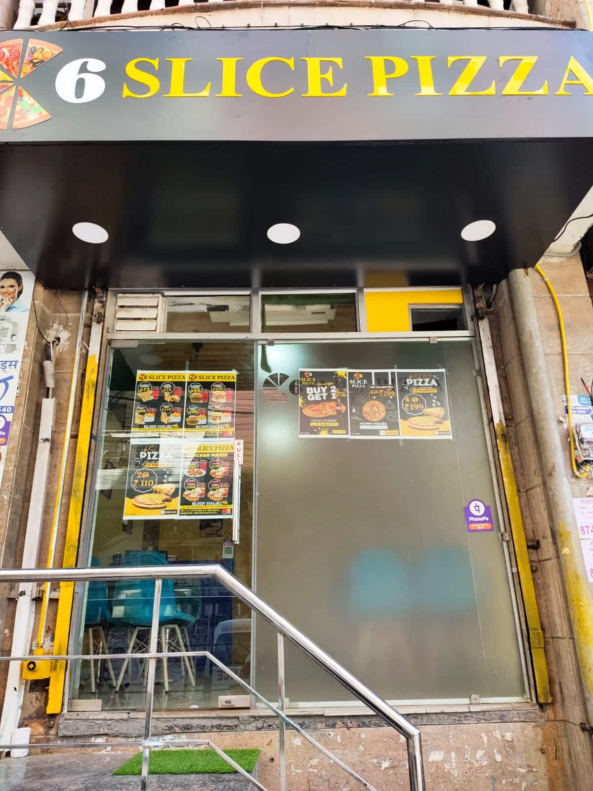 Menu of 6 Slice Pizza, Jamia Nagar, New Delhi