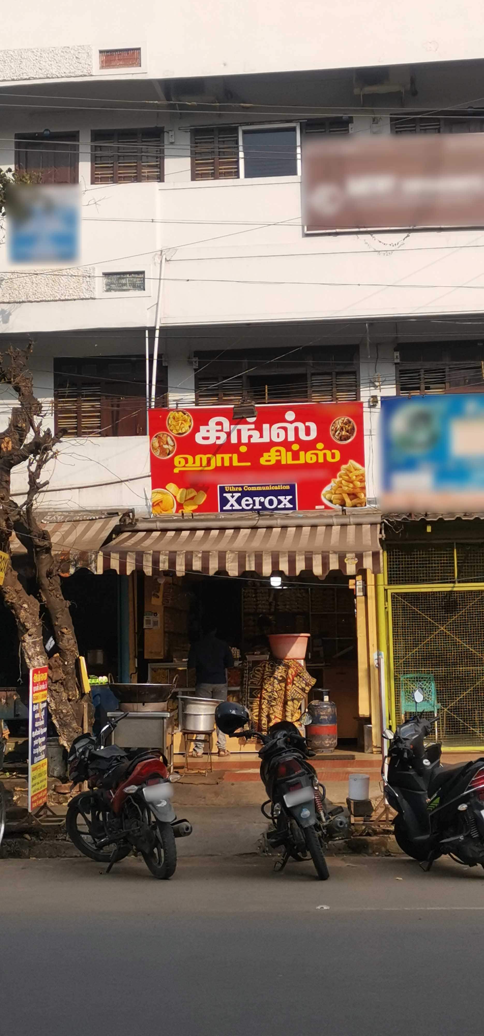 Menu of Kings Hot Chips, Thillai Nagar, Trichy