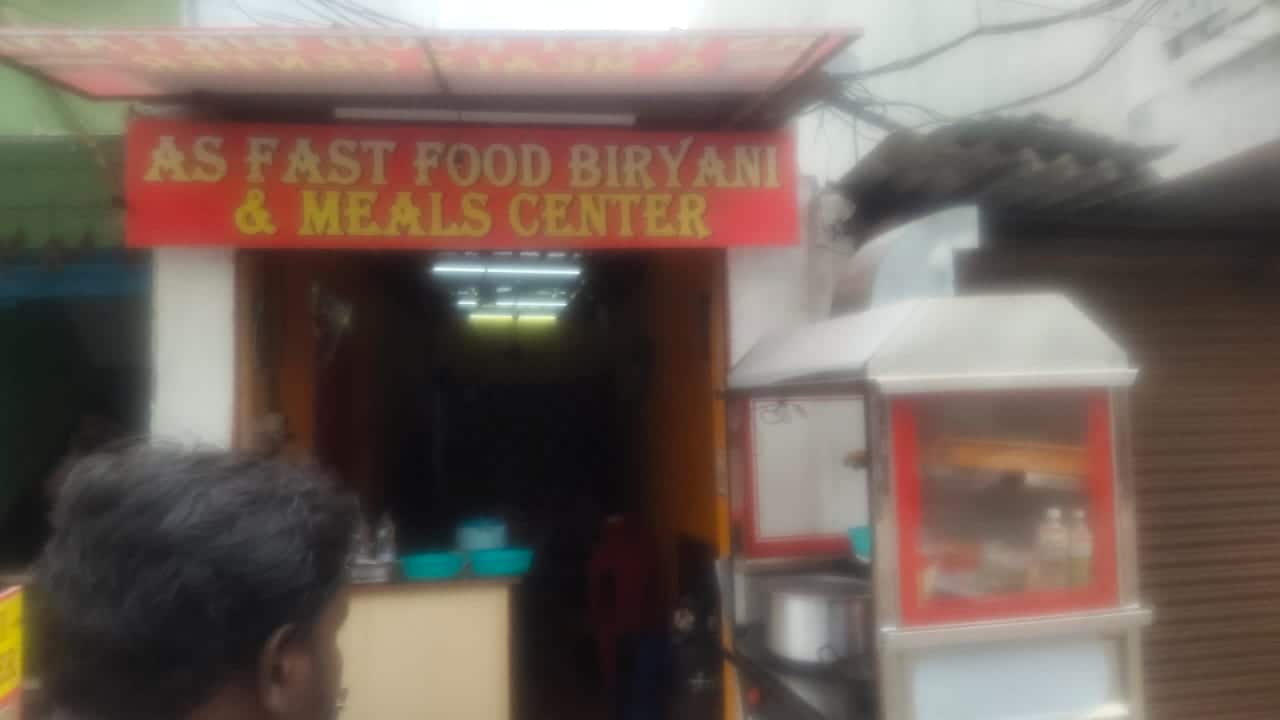 AS Fast Food Biryani & Meals Center, Railway Station Road, Secunderabad ...