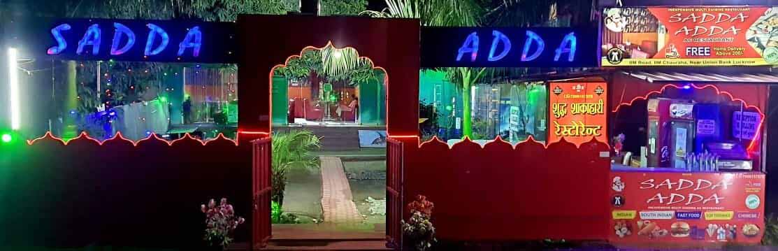 Menu of Sadda Adda, Aliganj, Lucknow