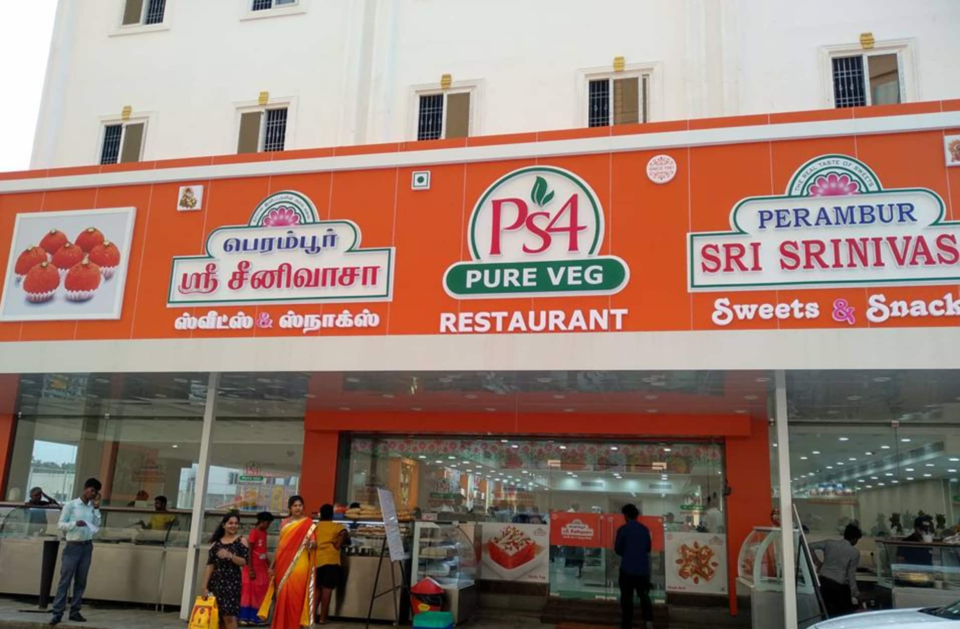 PS4 Pure Veg Restaurant - Perambur Sri Srinivasa, Korramenugunta order ...