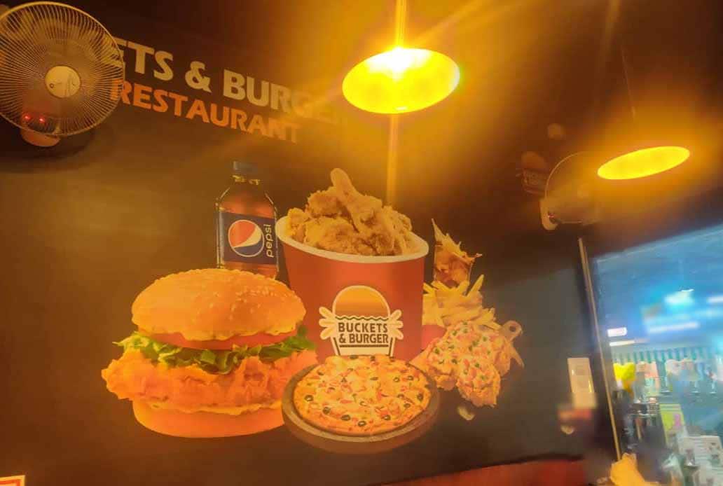 Buckets & Burger Restaurant, Saravanampatty order online - Zomato