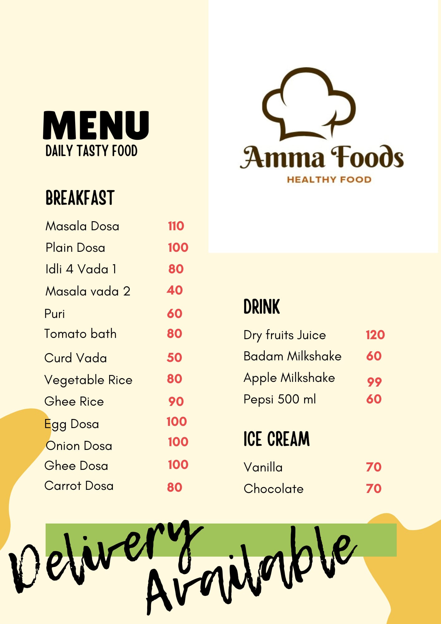 Amma Foods, KR Puram, Bangalore | Zomato