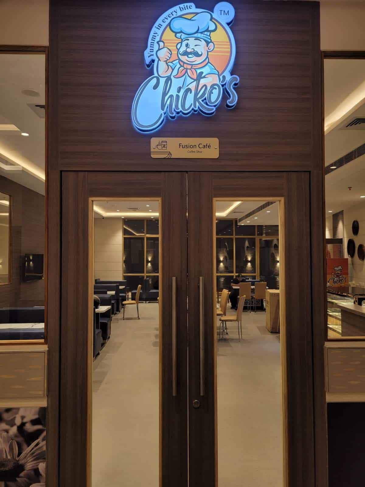 Menu of Chickos, Chinar Park, Kolkata