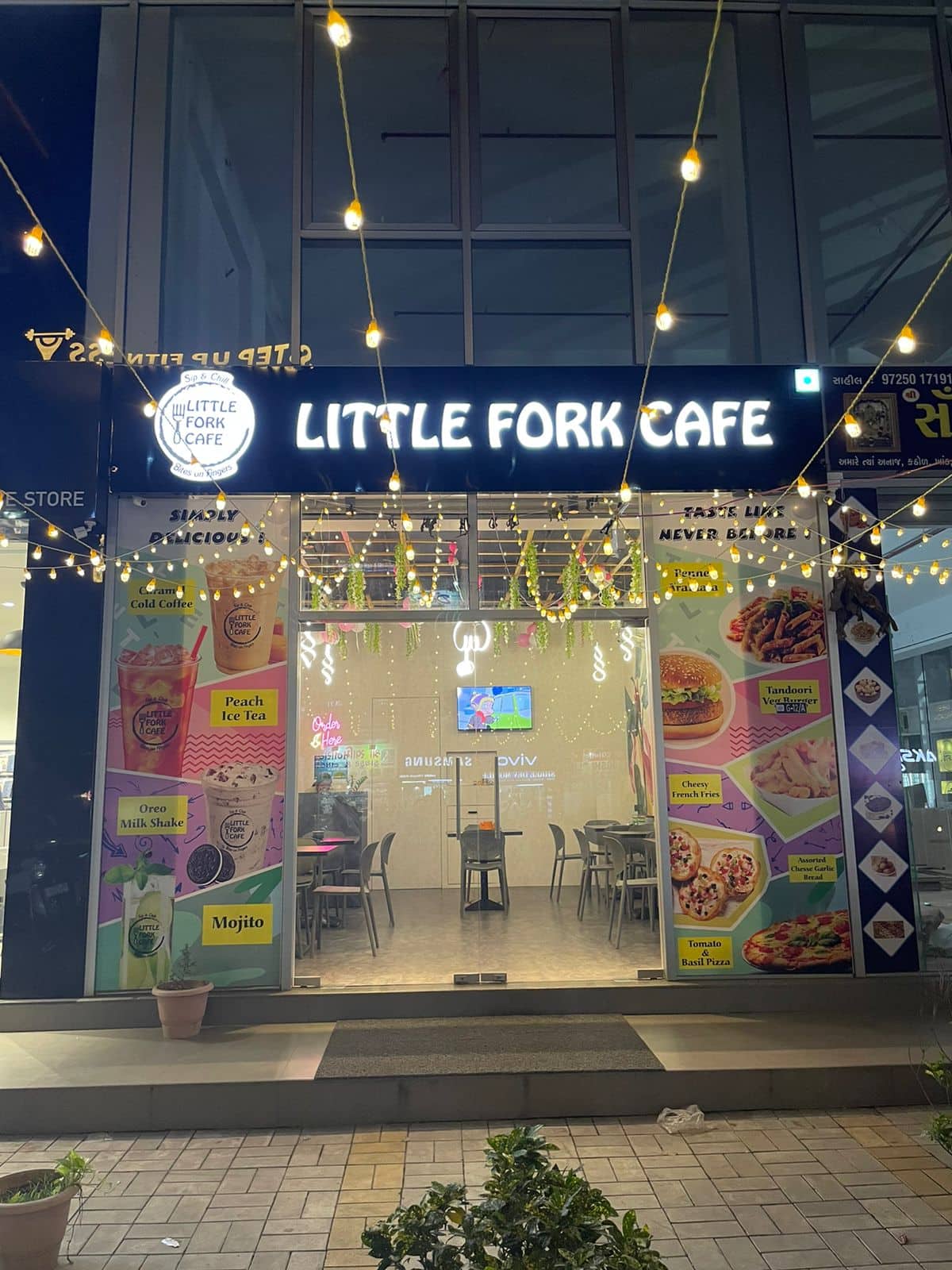 Menu of Little Fork Cafe, Palanpore, Surat