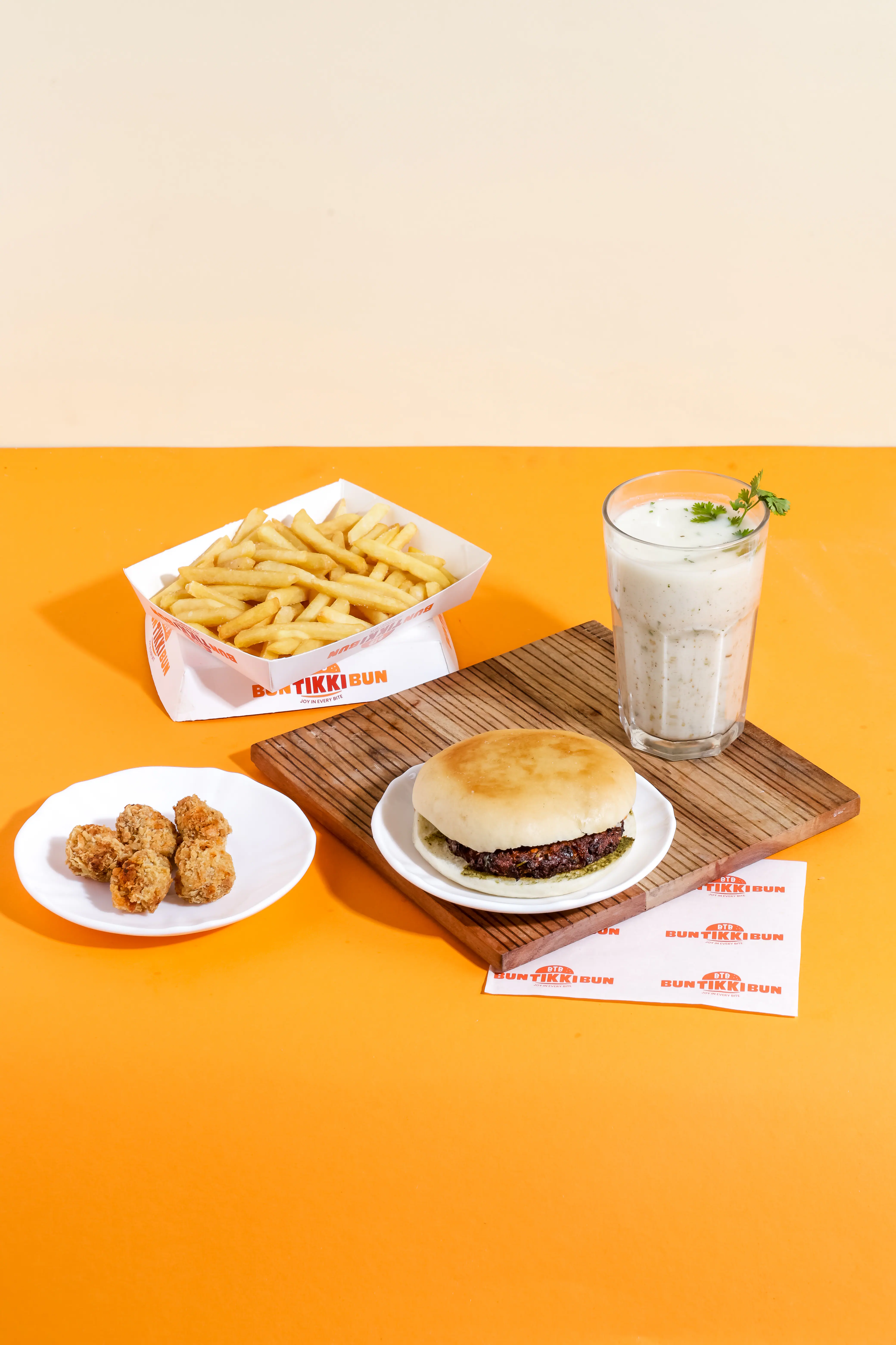 Menu of Bun Tikki Bun, Triplicane, Chennai