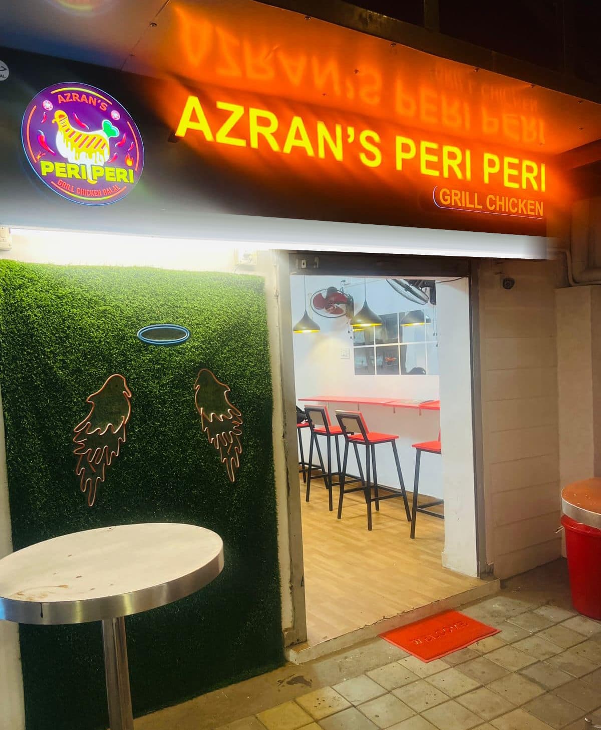 Menu of Azran's Peri Peri Grill Chicken, Besant Nagar, Chennai