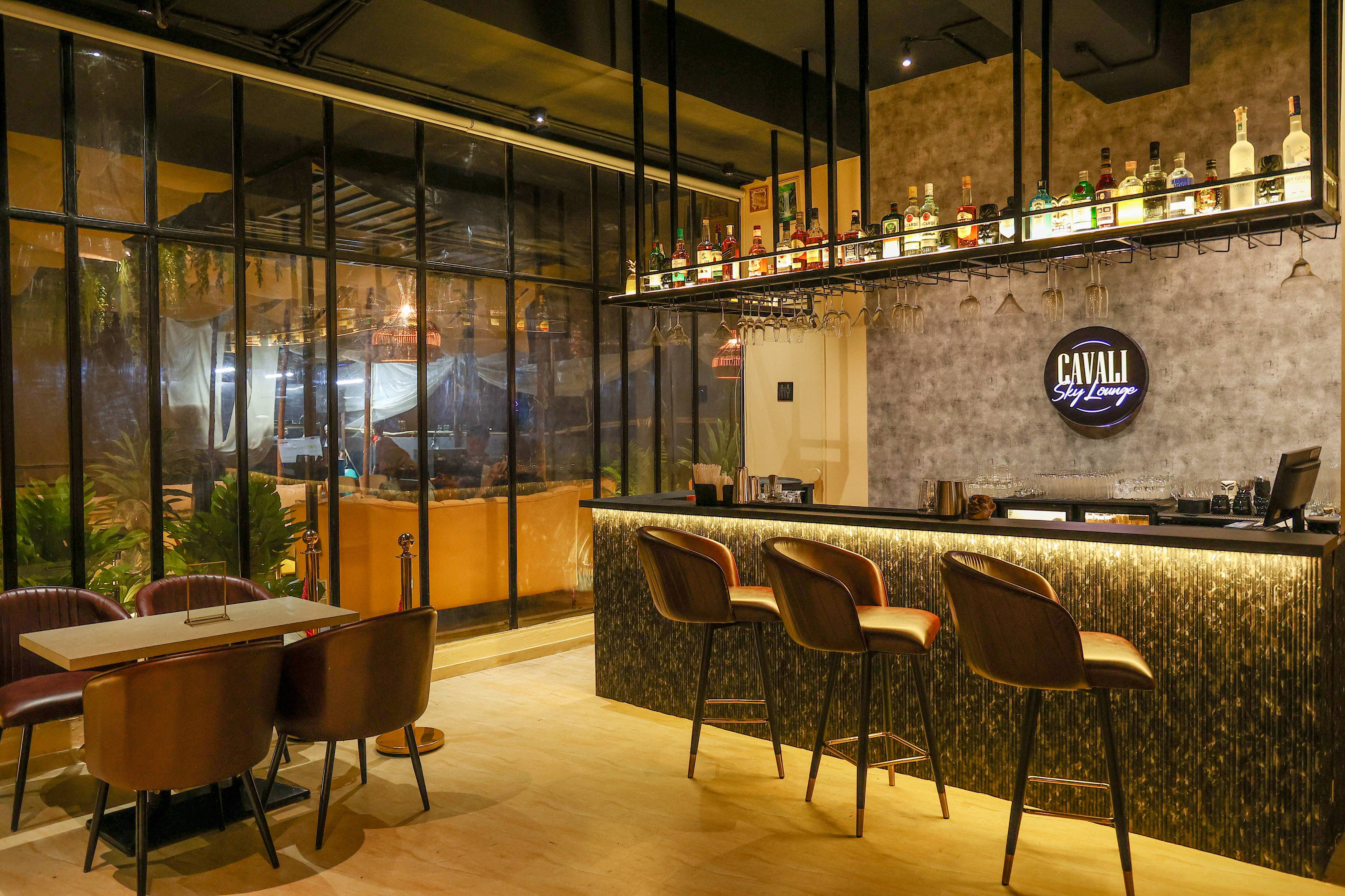 Menu of Cavali Sky Lounge, Veera Desai Area, Mumbai