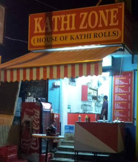 Kathi Zone Menu, Menu for Kathi Zone, Lado Sarai, New Delhi