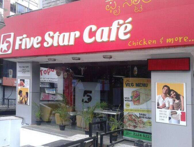 Five Star Cafe Menu, Menu for Five Star Cafe, St. Marks Road, Bangalore ...