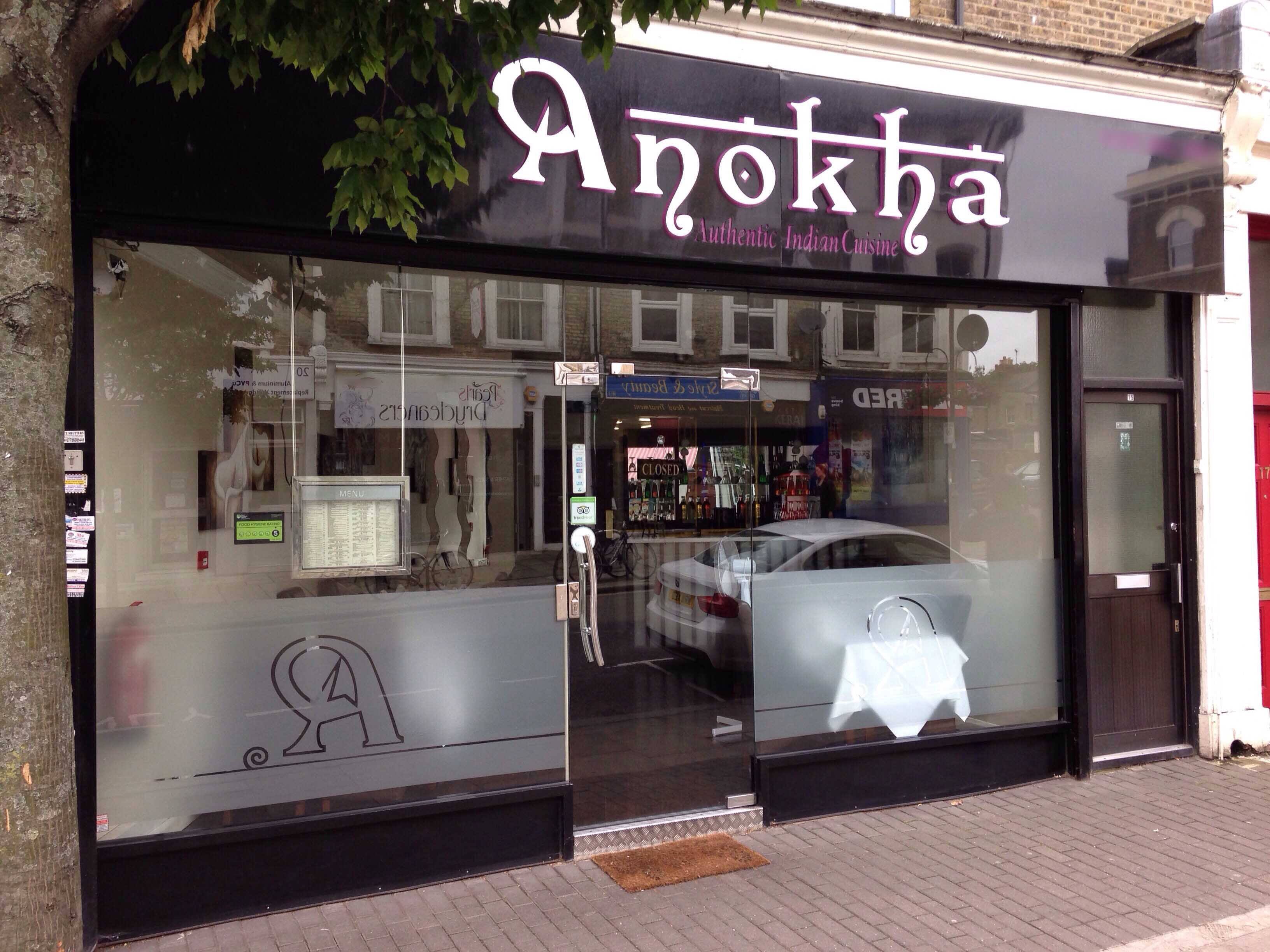 Menu of Anokha, Acton, London
