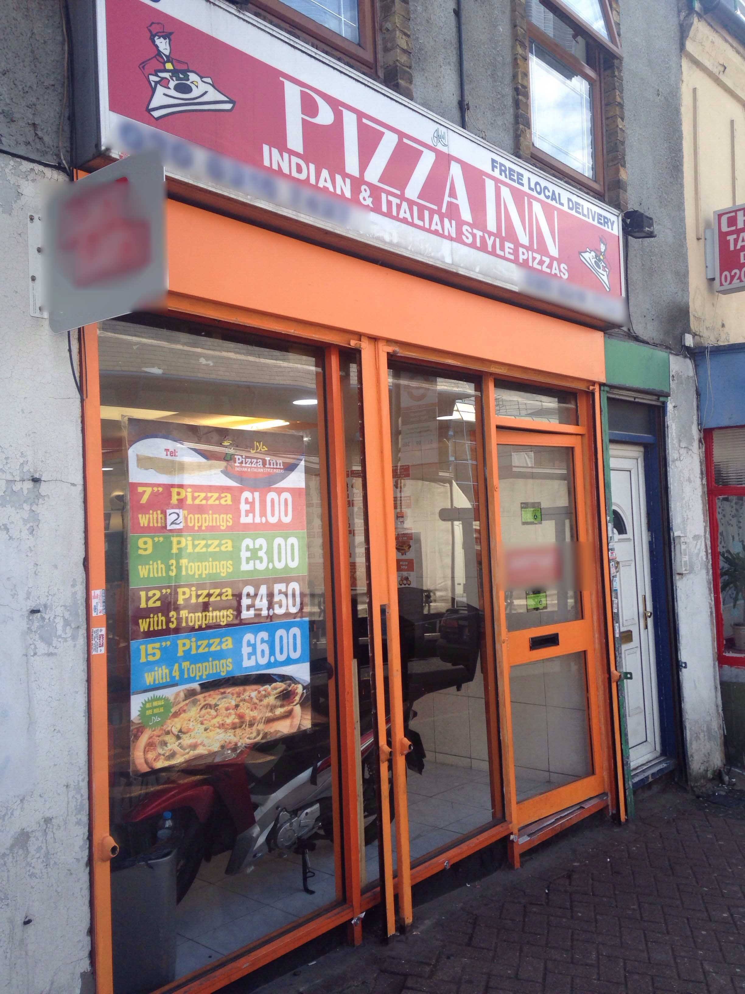 Menu Of Pizza Inn Woolwich High Street London Menu Of Pizza Inn Woolwich High Street London