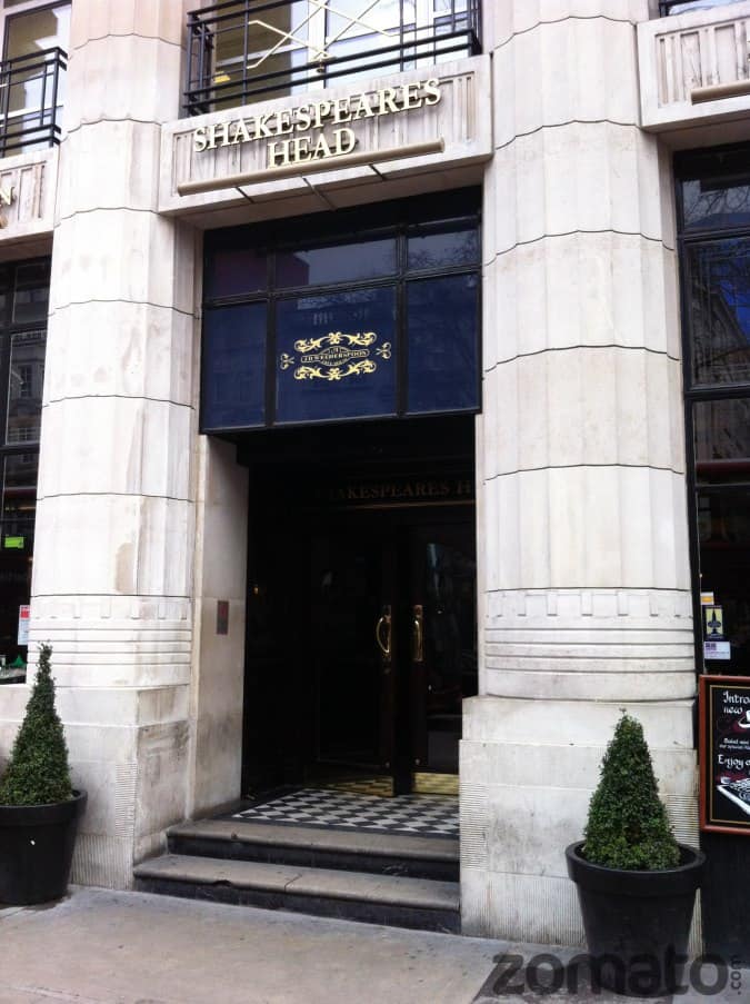 Shakespeare's Head, Holborn, London | Zomato