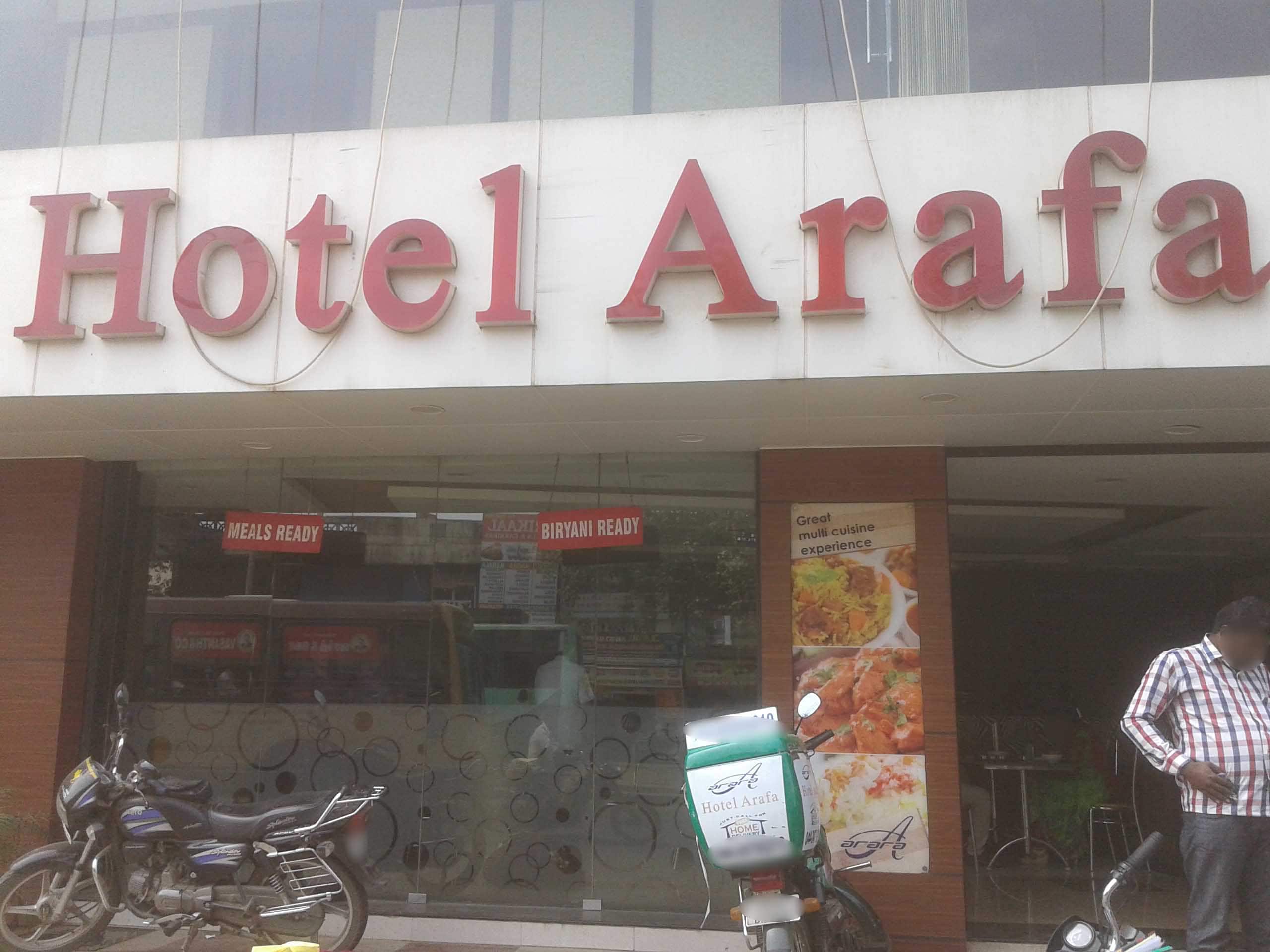 Menu of Hotel Arafa, Koyambedu, Chennai