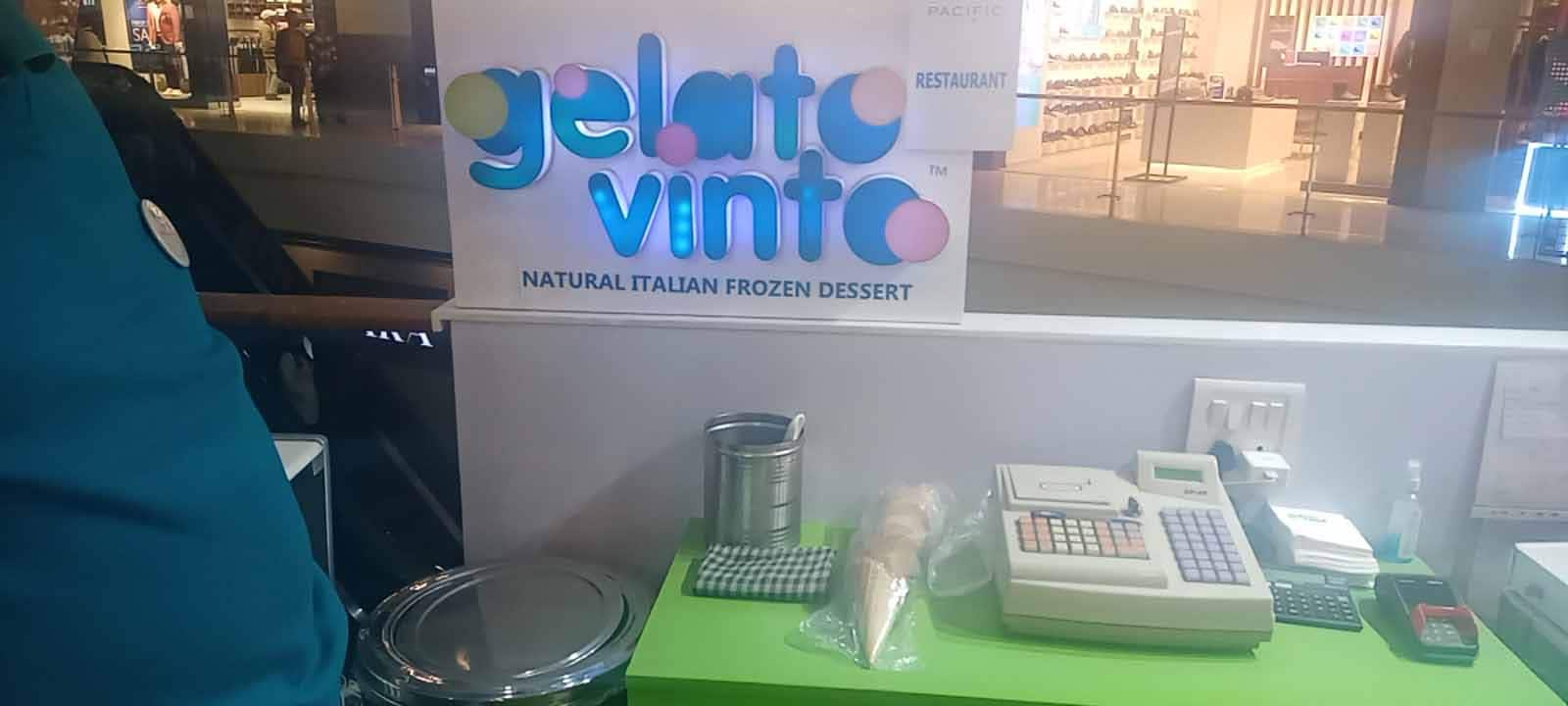 Menu of Gelato Vinto, Pacific Mall, Tagore Garden, New Delhi