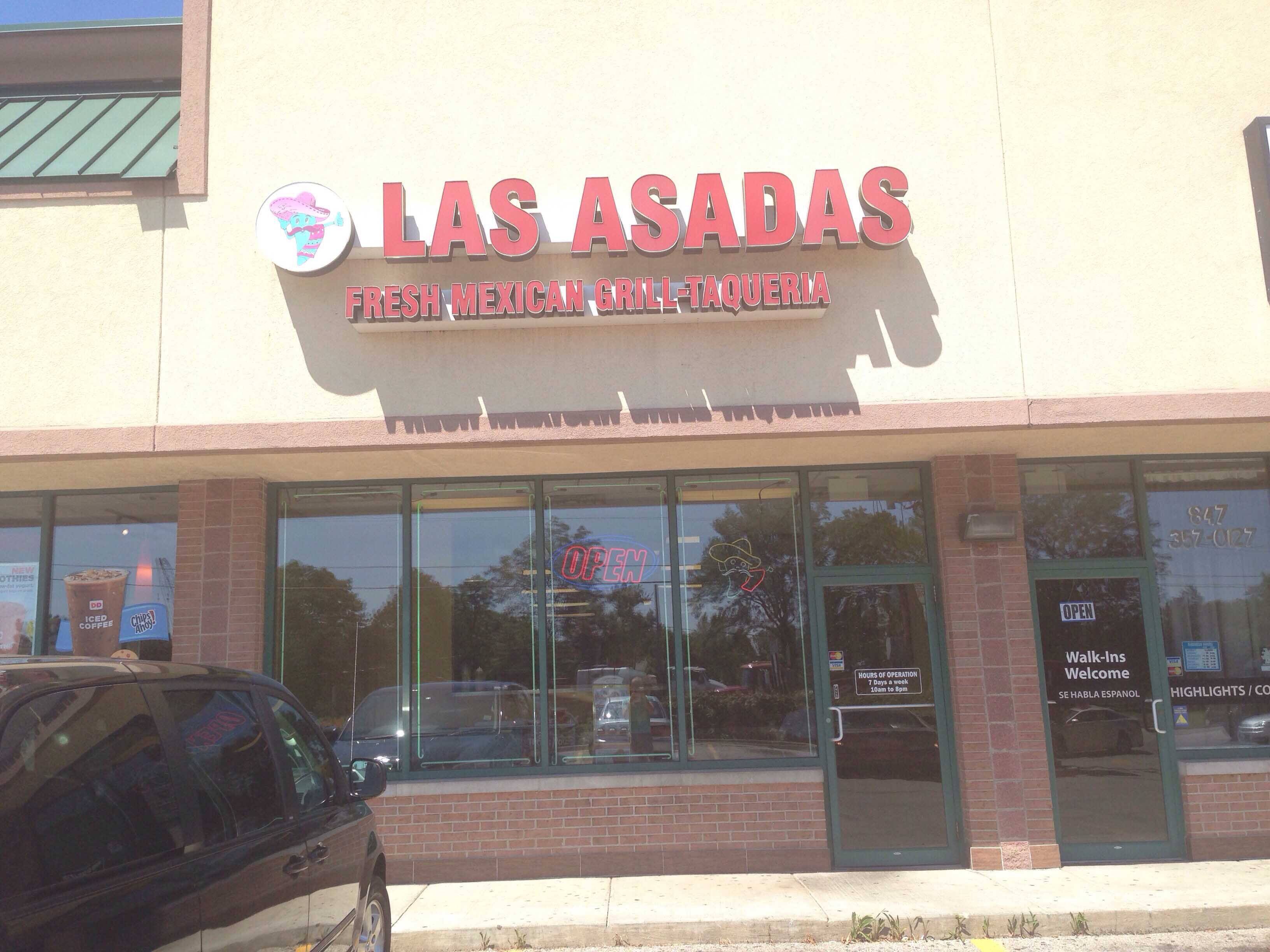 Menu of Las Asadas, Des Plaines, Chicago