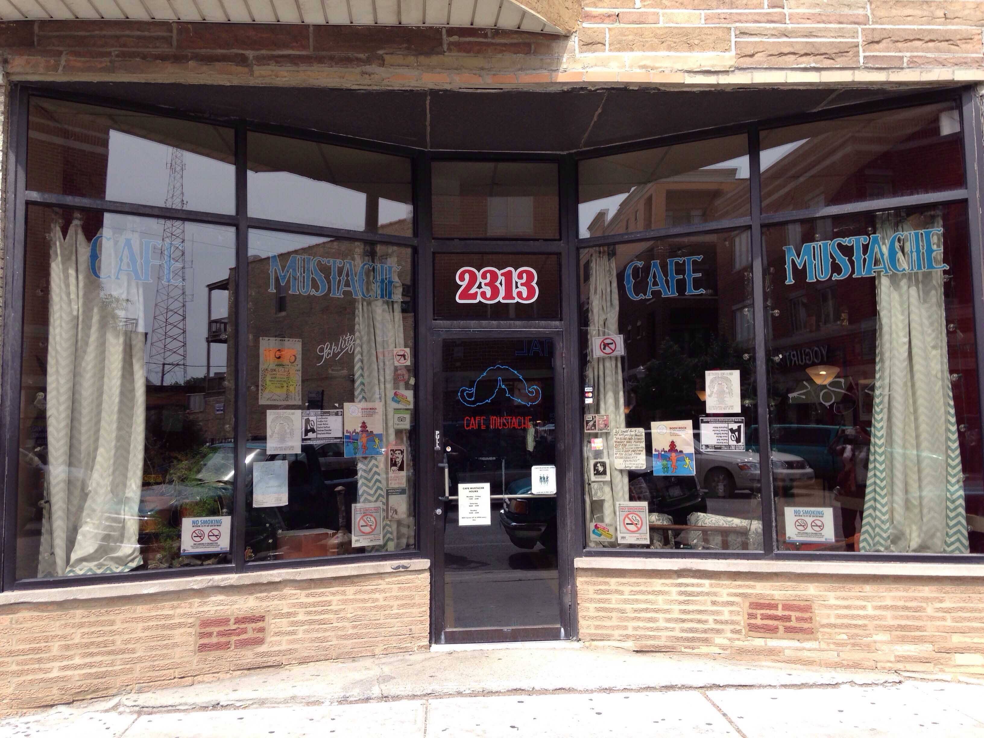 Menu of Cafe Mustache, Logan Square, Chicago